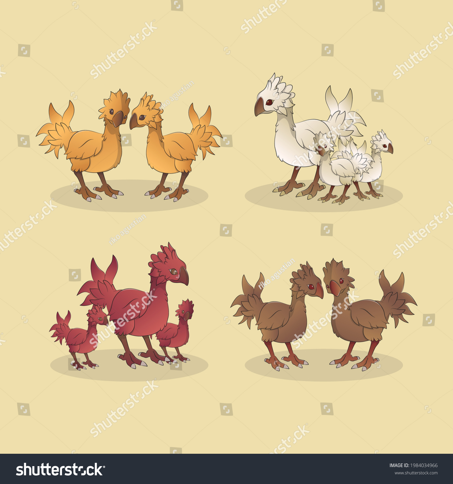 4 Chocobo 图片、库存照片和矢量图 | Shutterstock