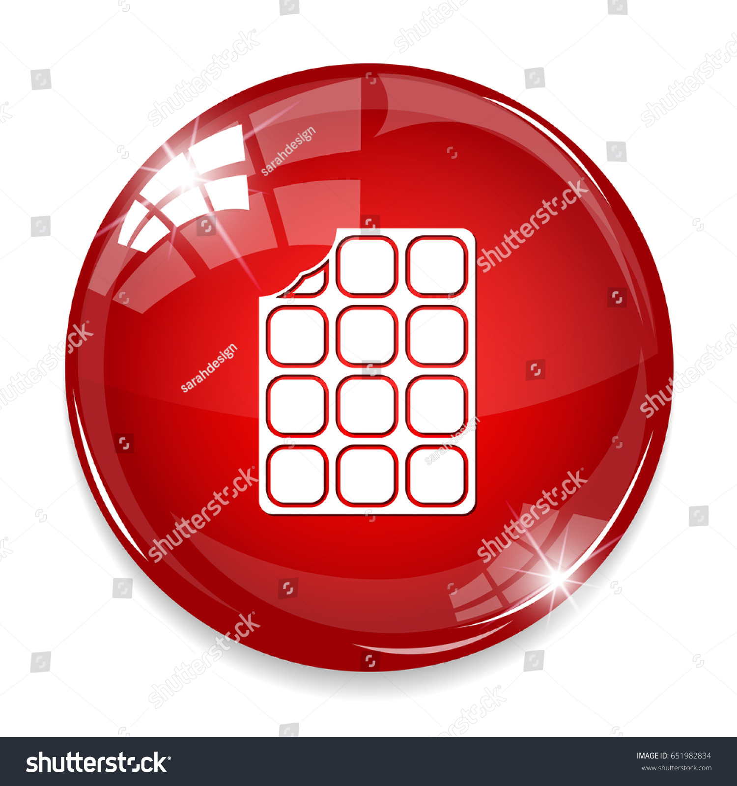Chocolate Bar Icon Stock Vector (Royalty Free) 651982834 | Shutterstock