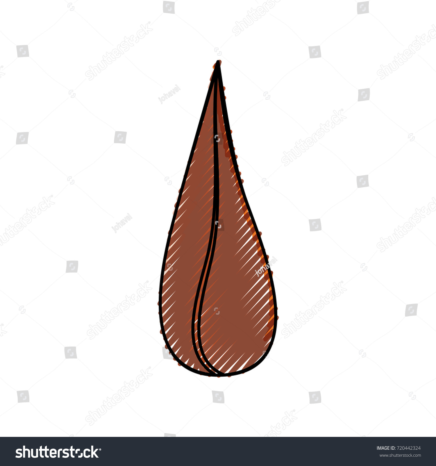 Chocolate Drop Vector Illustration Stock Vector (Royalty Free) 720442324