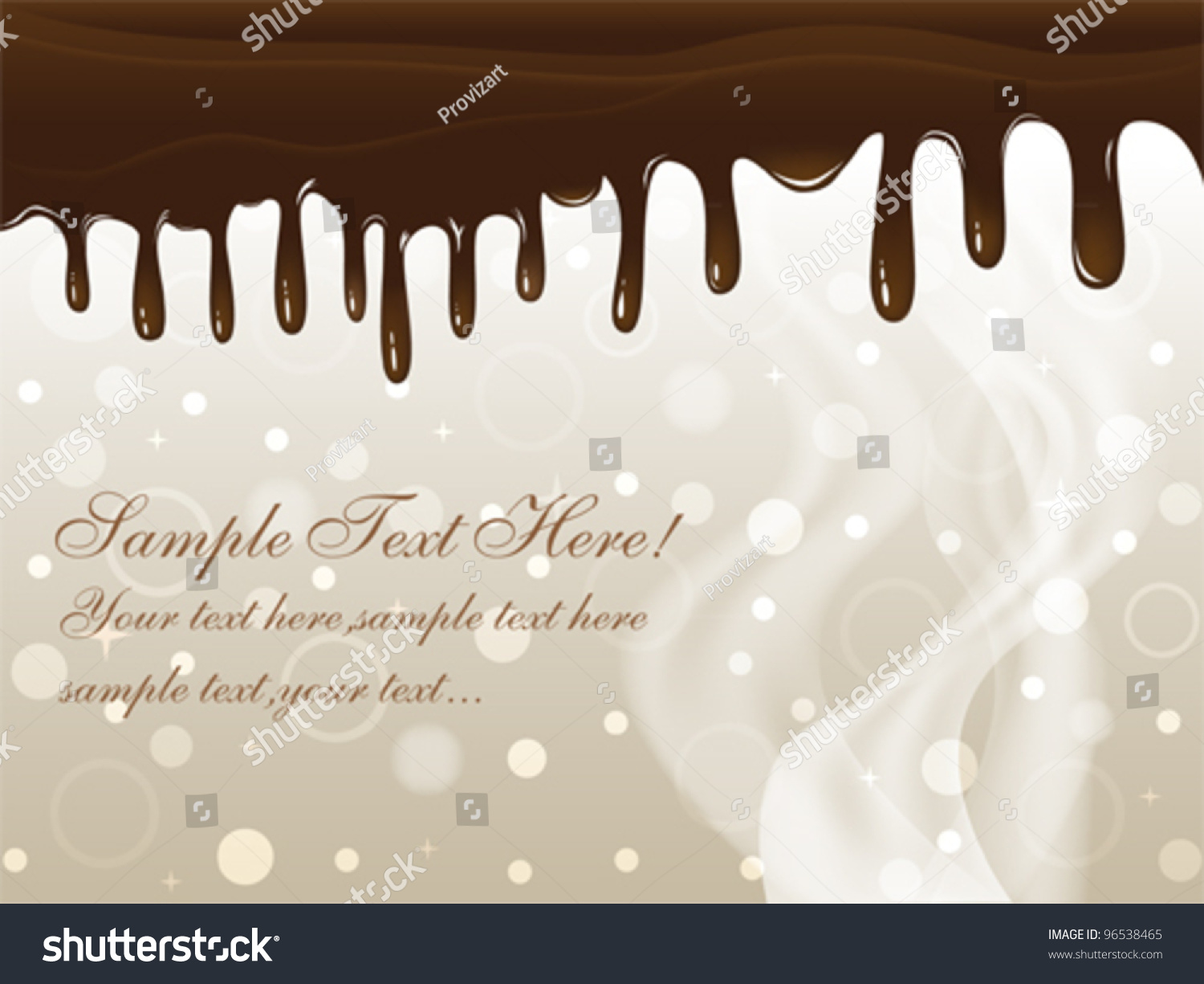 Chocolate Poster Template Set Stock Vector (Royalty Free) 96538465 ...