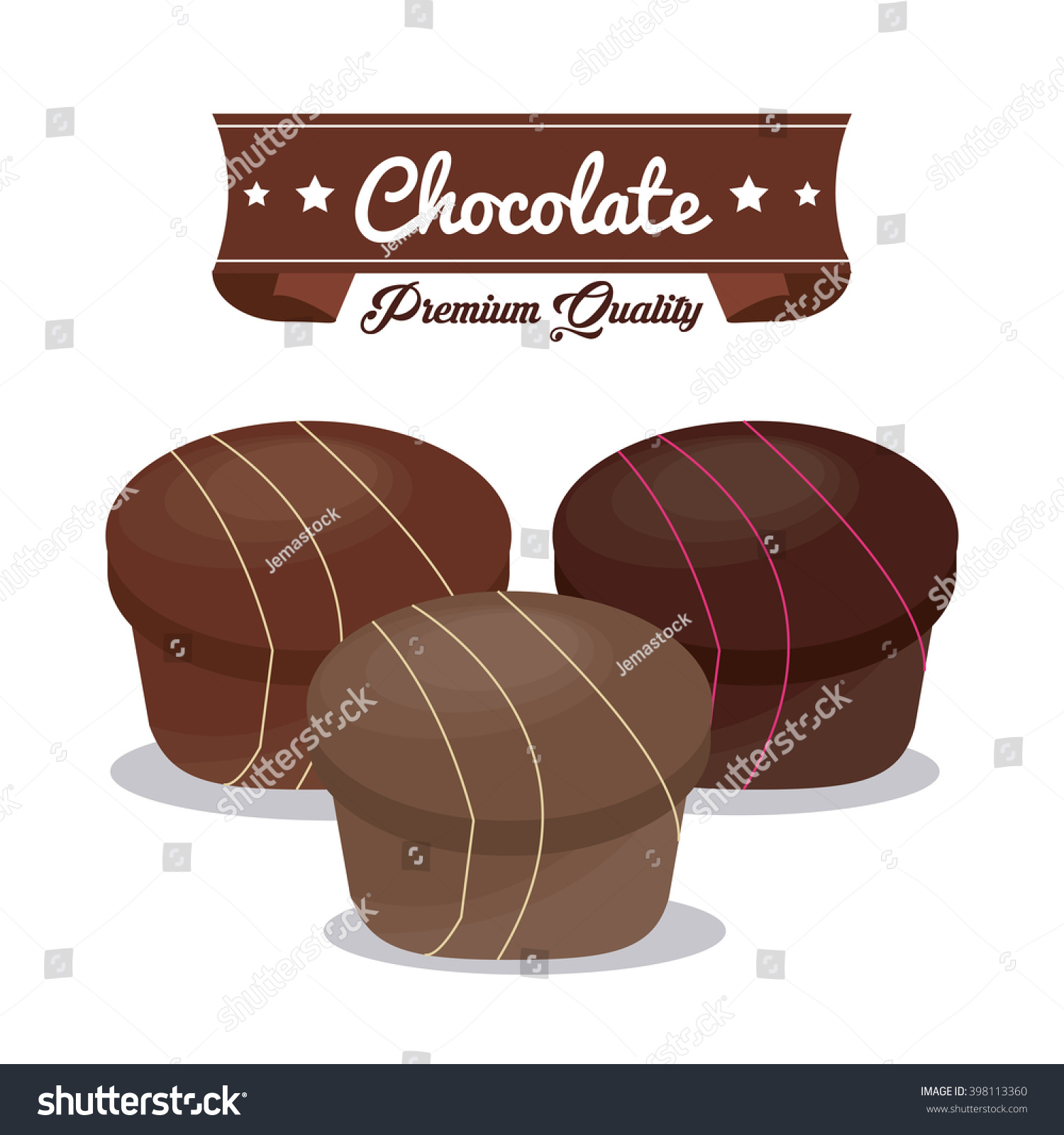 Chocolate Vector Design Stock Vector (Royalty Free) 398113360 ...