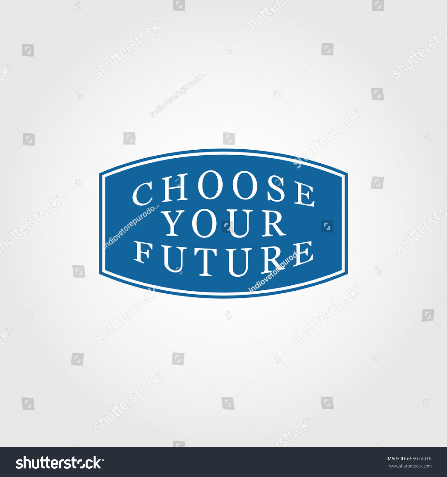 Choose Your Future Label Icon Stock Vector (Royalty Free) 658074916 ...