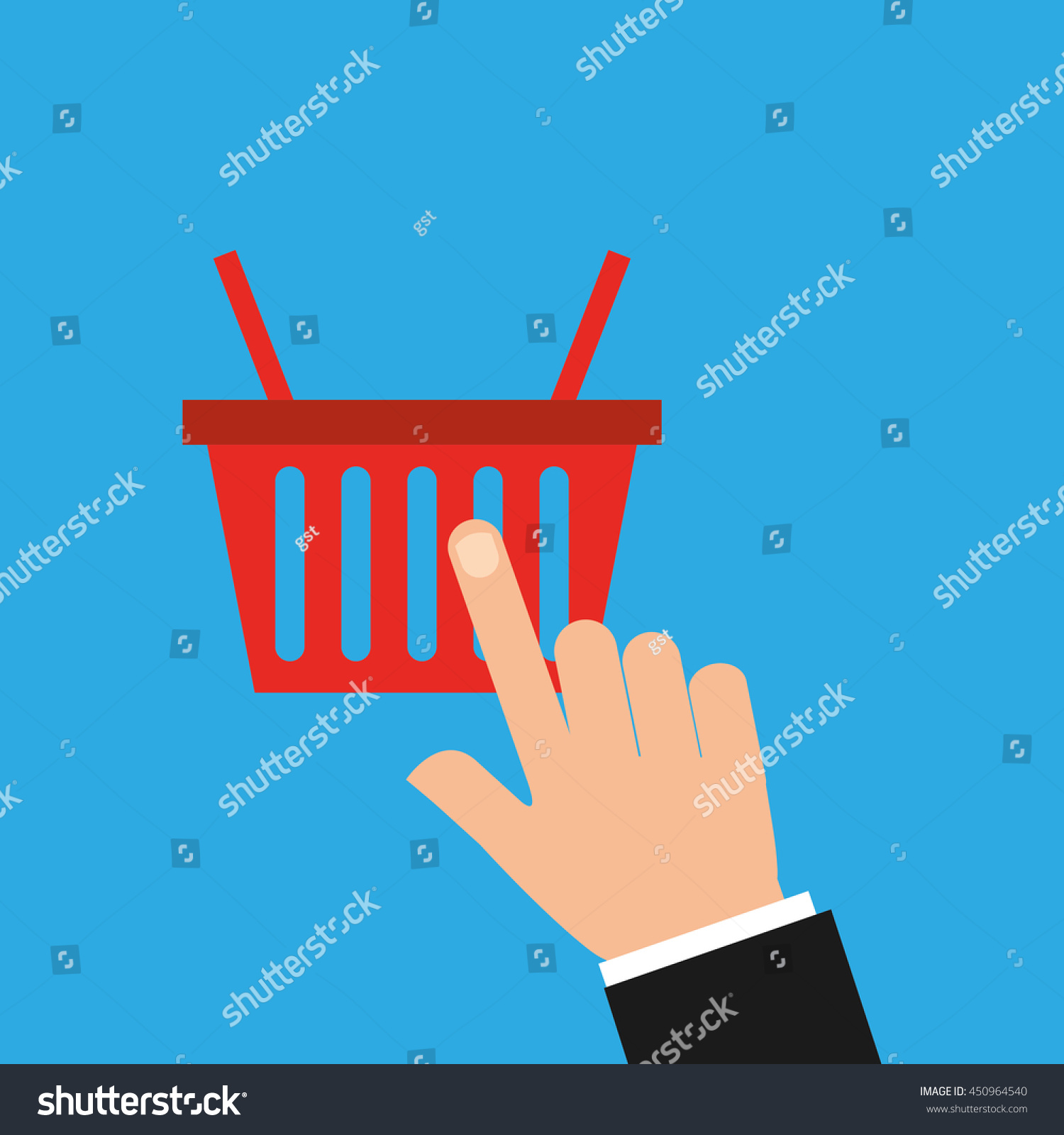Choosing Items Ecommerce Shopping Icon Vector Stock Vector (Royalty ...