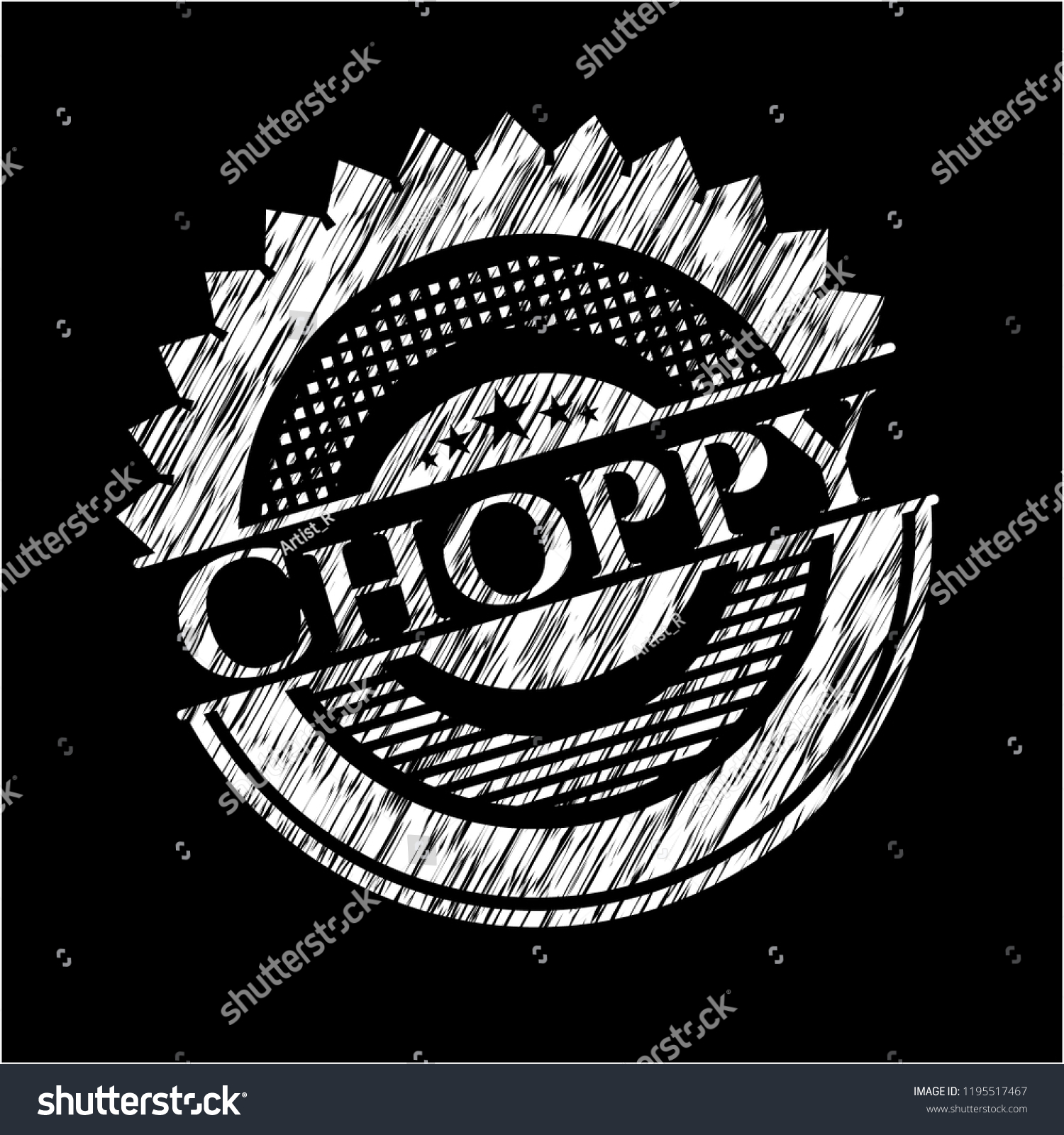 Choppy Chalkboard Texture Stock Vector (Royalty Free) 1195517467 ...
