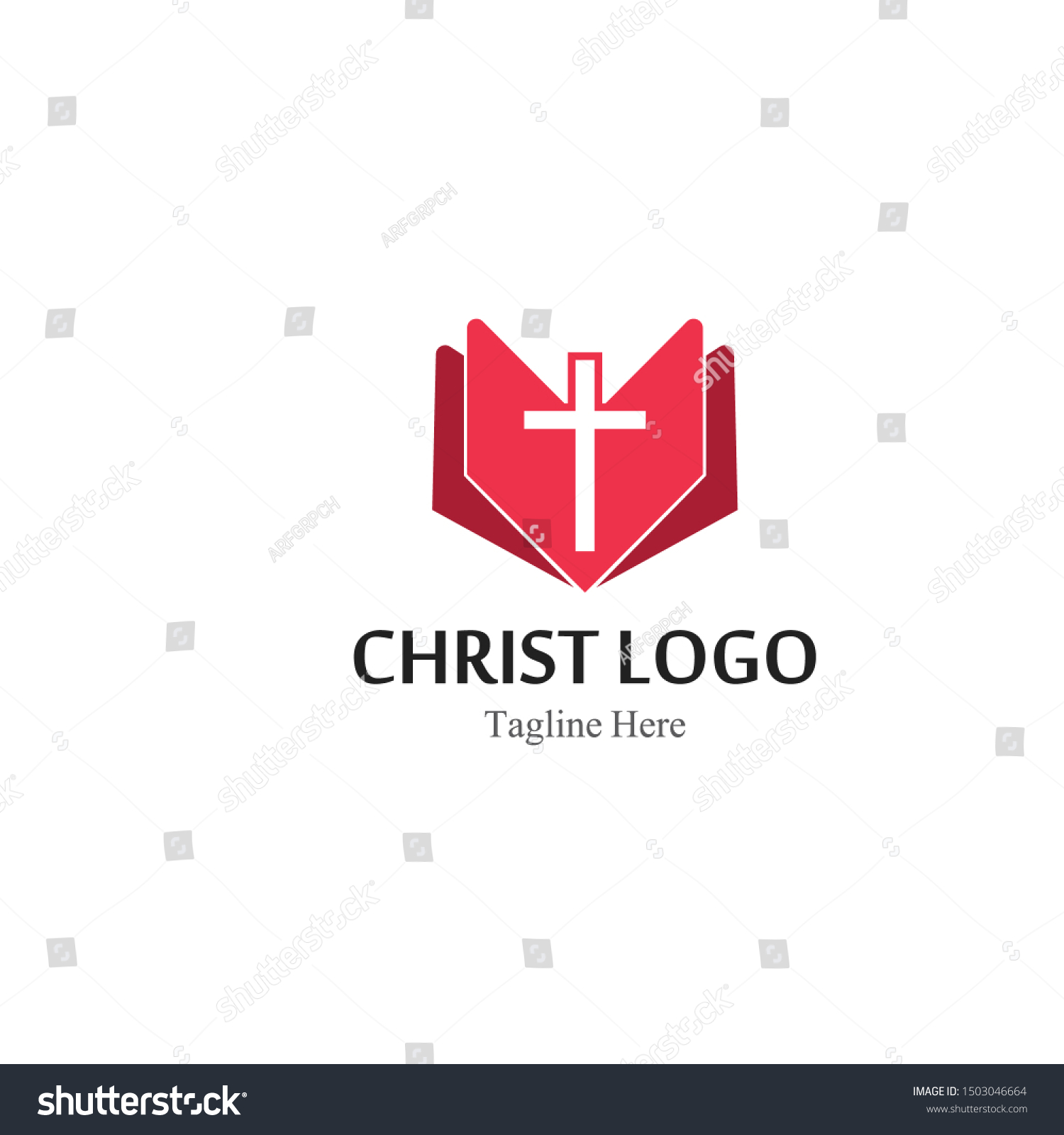 Christ Logo Simple Icon Creative Template Stock Vector (Royalty Free ...