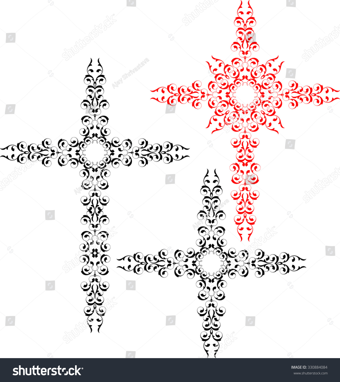 Arte de vectores de diseño cruzado: vector de stock (libre de regalías ...