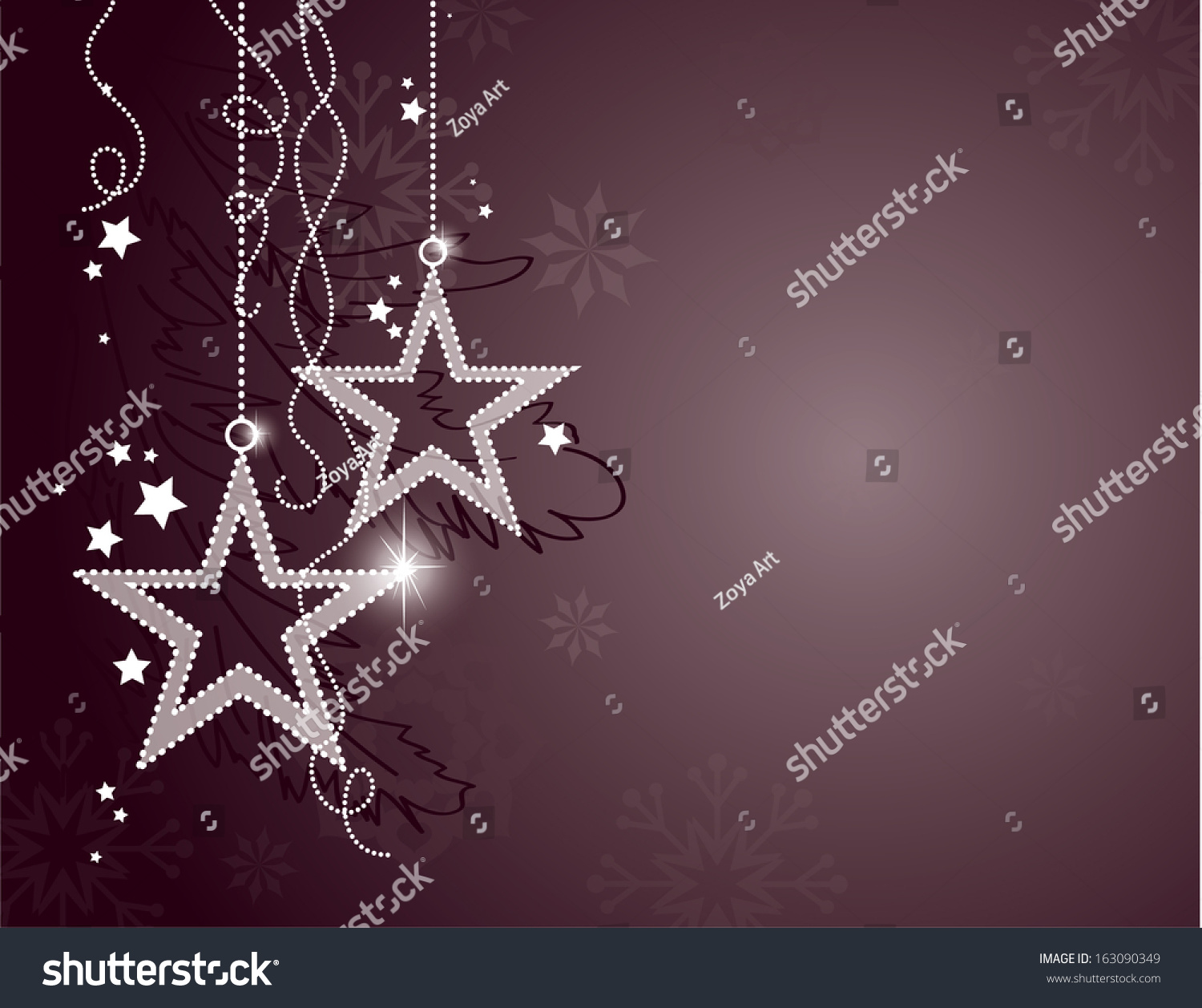 Christmas Background Modern Design Stock Vector (Royalty Free) 163090349