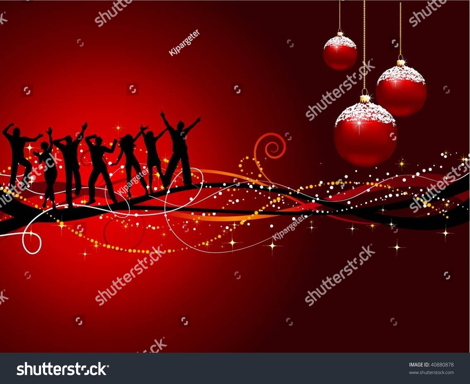 Christmas Party Background Stock Vector 40880878 - Shutterstock