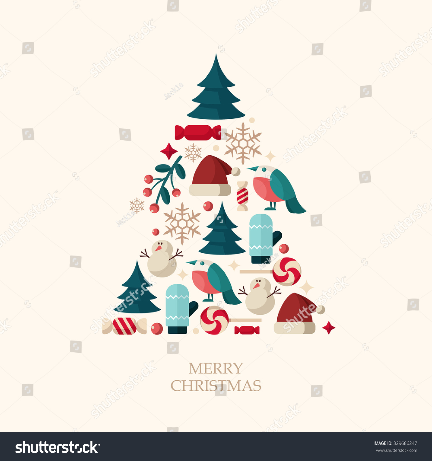 Christmas Vector Icons Stock Vector (Royalty Free) 329686247 | Shutterstock