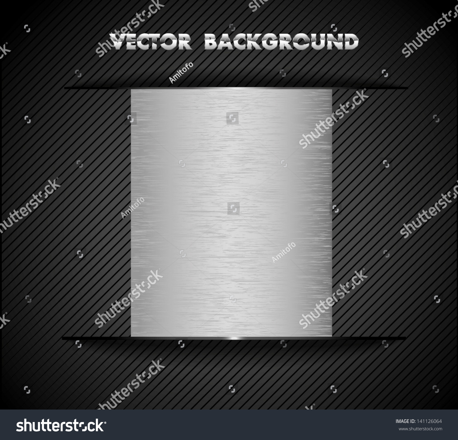 Chrome Metal Background Stock Vector (Royalty Free) 141126064 ...