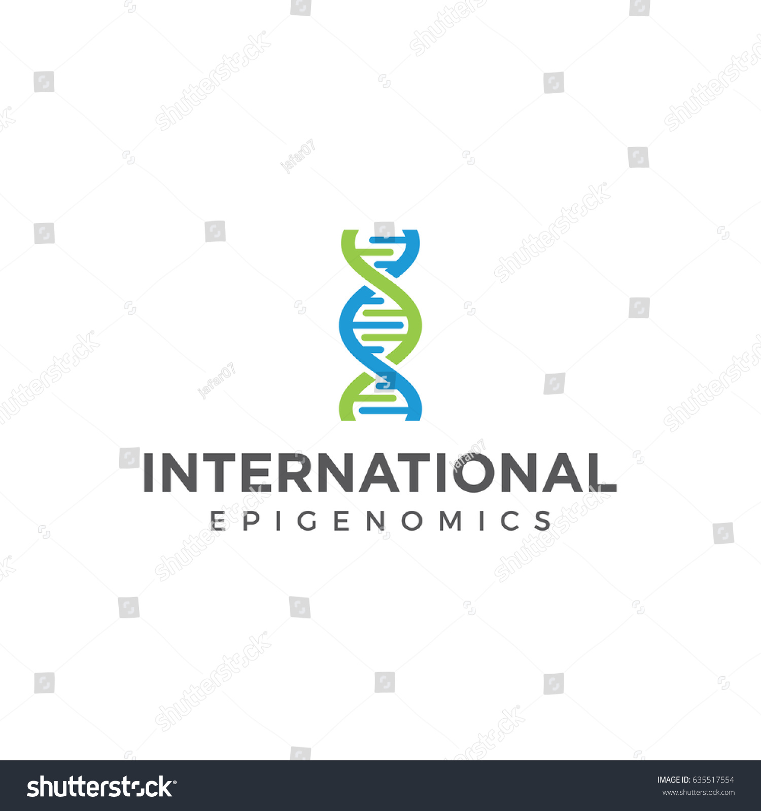 Chromosome Logo Icon Vector Template Stock Vector 635517554 - Shutterstock