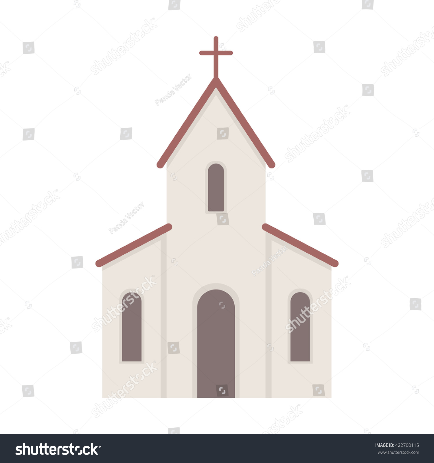 Church Icon Stock Vector (Royalty Free) 422700115 | Shutterstock