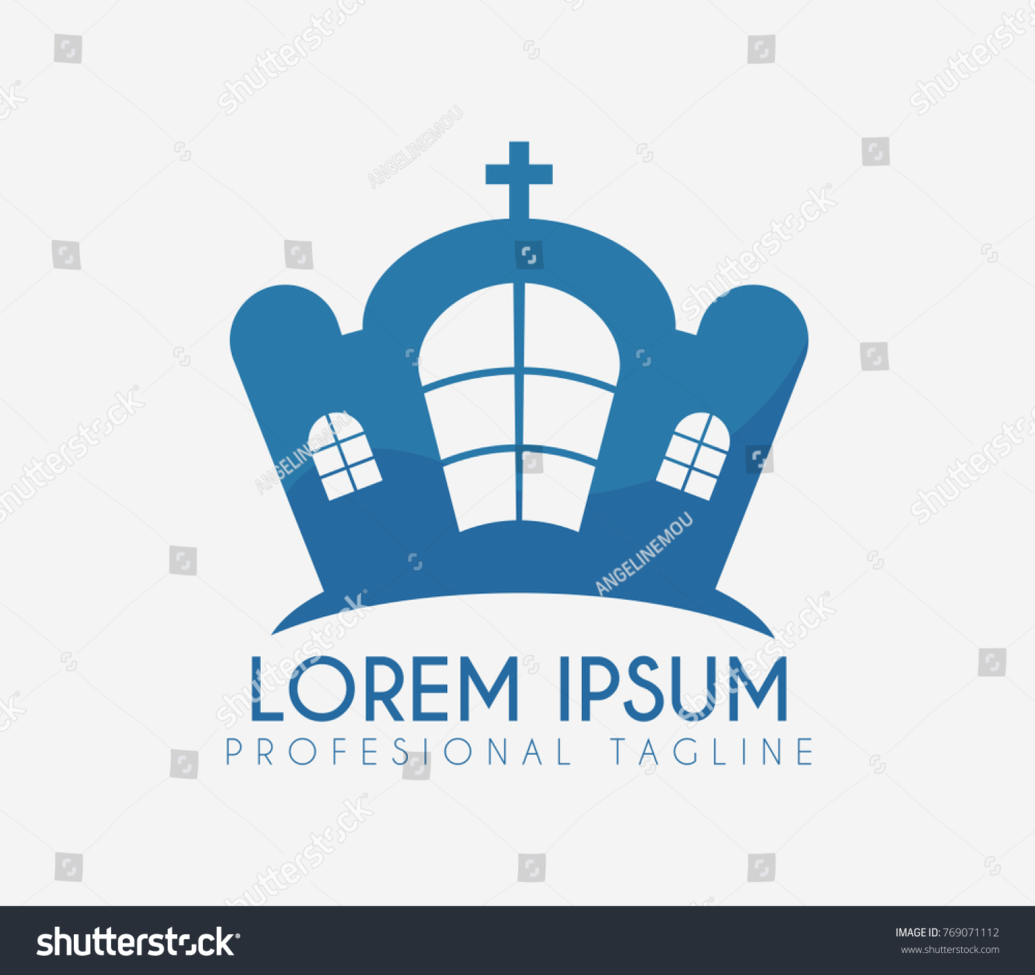 Church Logo Concept Stock Vector (Royalty Free) 769071112