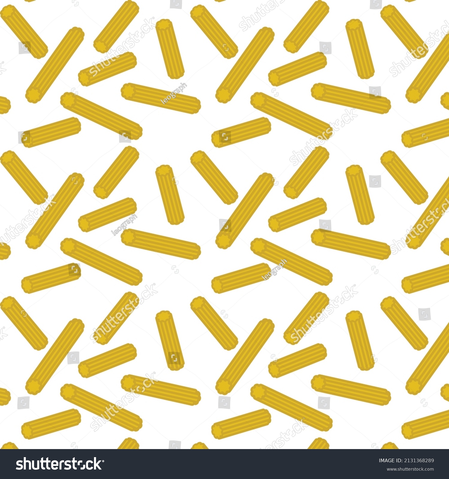Churros Pattern Illustration Background Wallpaper Stock Vector (Royalty ...