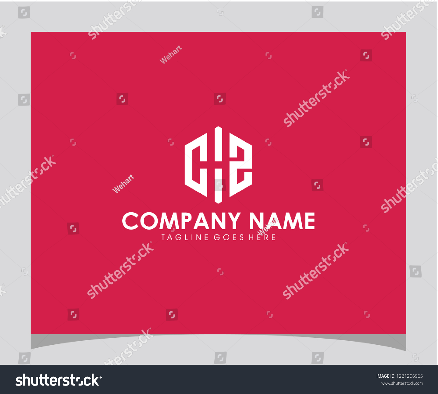 Chz Initial Icon Logo Design Vector Stock Vector (Royalty Free) 1221206965