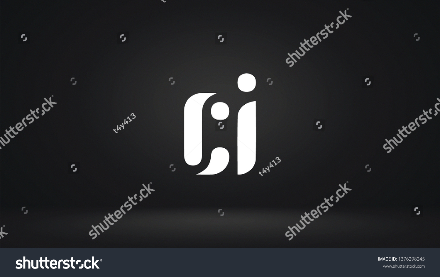 Ci Logo Design Template Vector Illustration: เวกเตอร์สต็อก (ปลอดค่า ...
