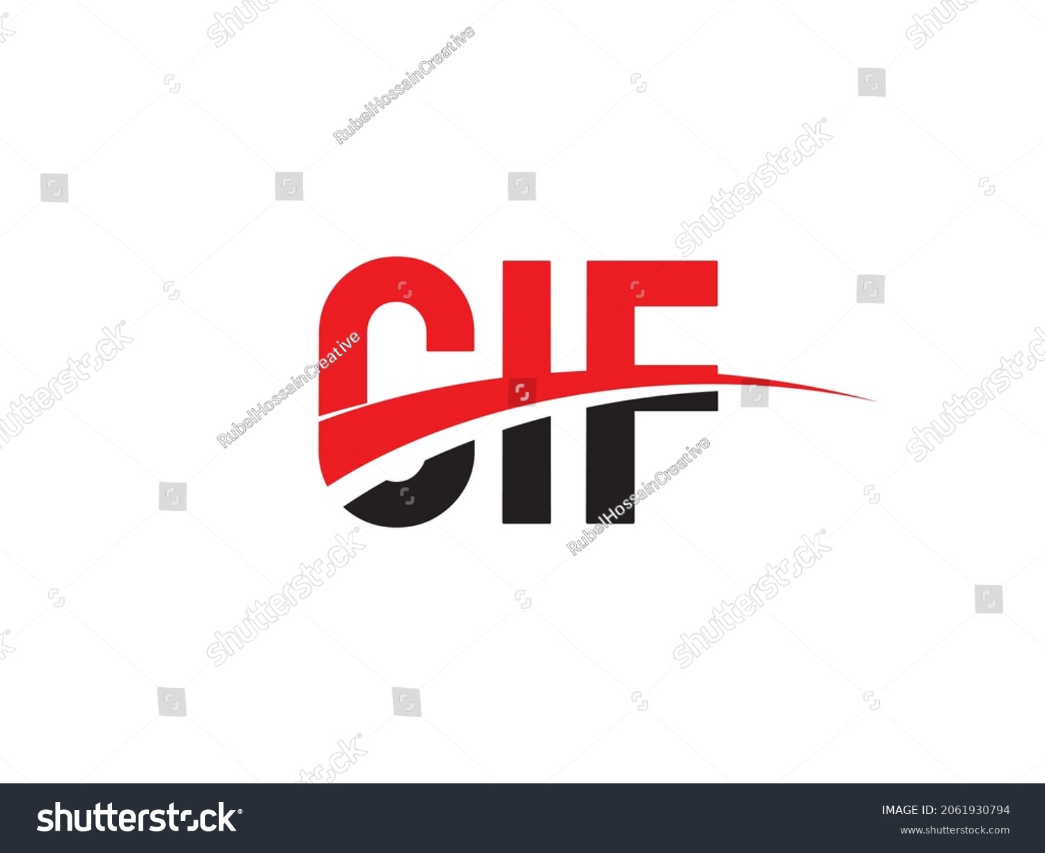 Letra CIF Ilustración del vector de: vector de stock (libre de regalías ...