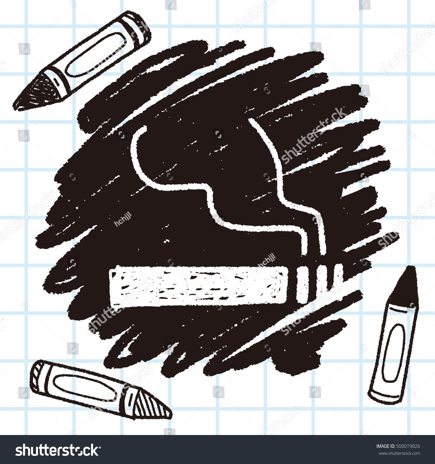 Cigarette Doodle Stock Vector (Royalty Free) 500019826