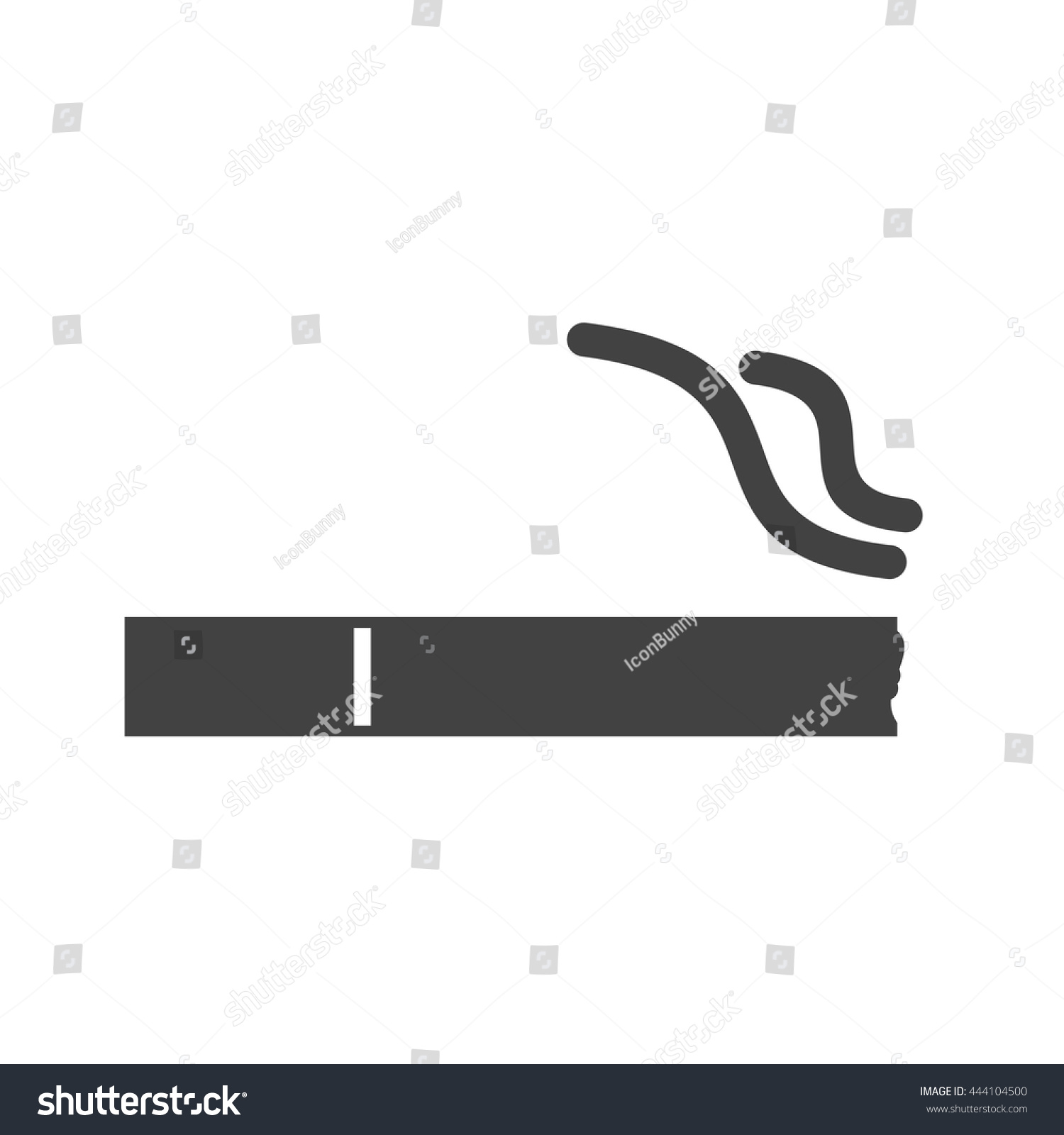 Cigarette Sign Stock Vector (Royalty Free) 444104500 | Shutterstock