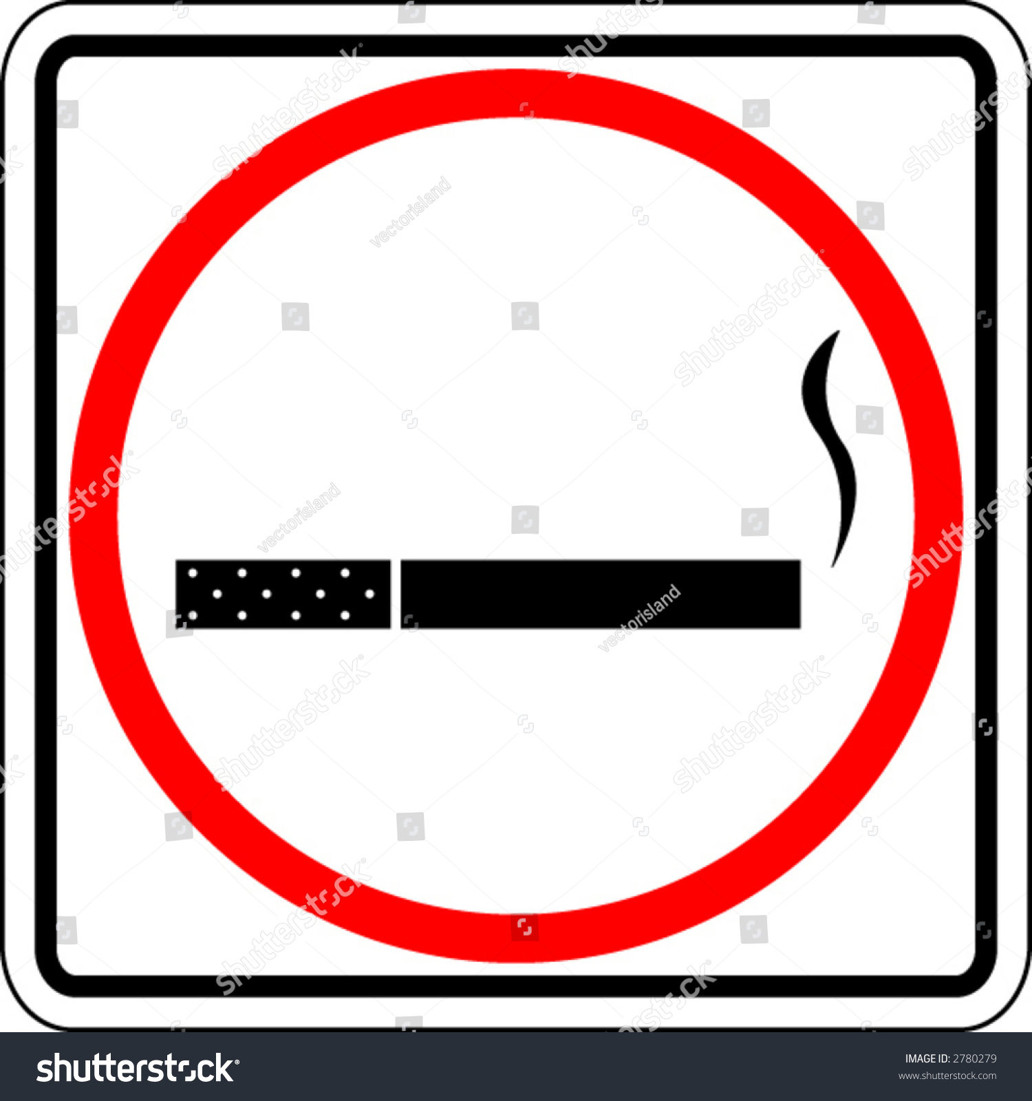 Cigarettes Allowed Sign Stock Vector (Royalty Free) 2780279 | Shutterstock