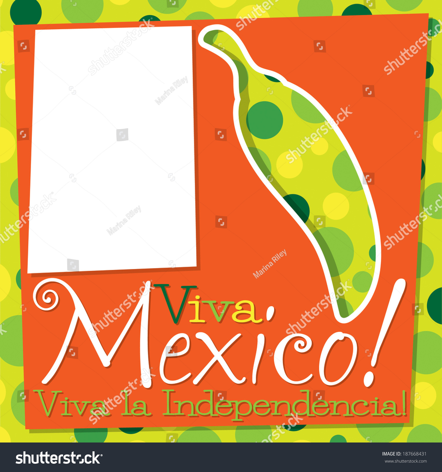 Cinco De Mayo Chilli Card Vector Stock Vector (Royalty Free) 187668431 ...