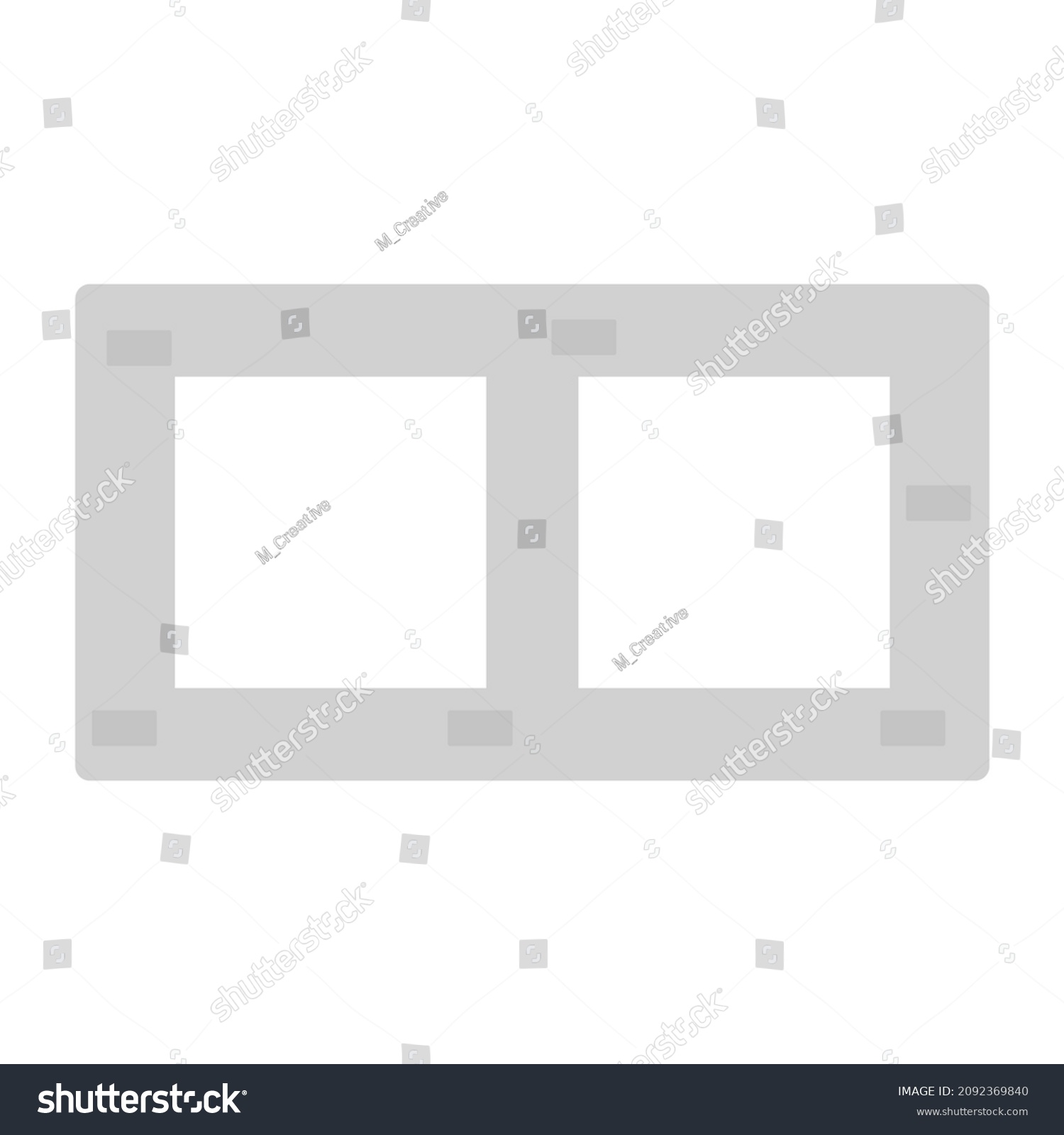 Cinder Block Flat Clipart Vector Illustration Stock Vector (Royalty ...