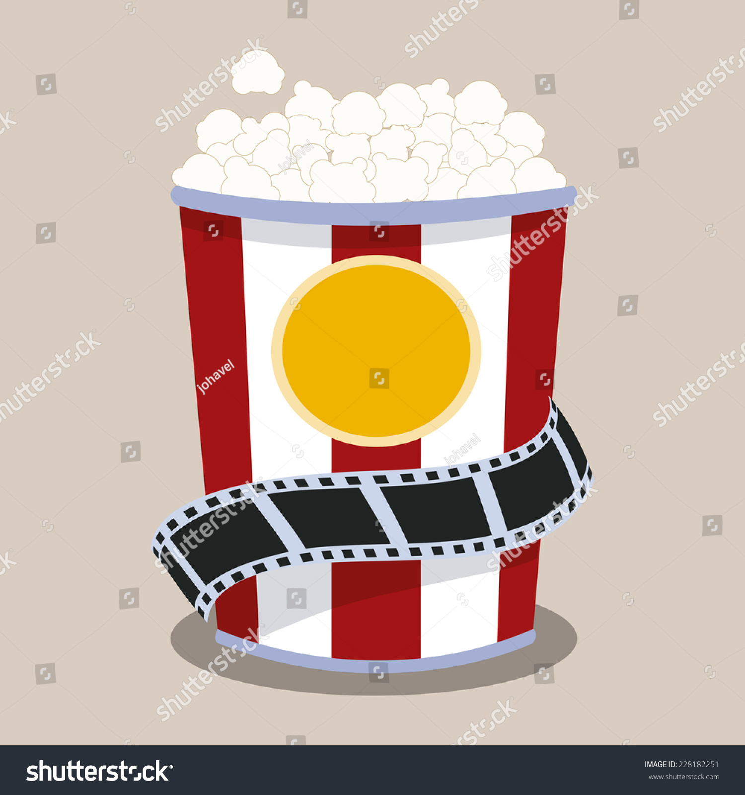 Cinema Graphic Design Vector Illustration Stock Vector (Royalty Free ...