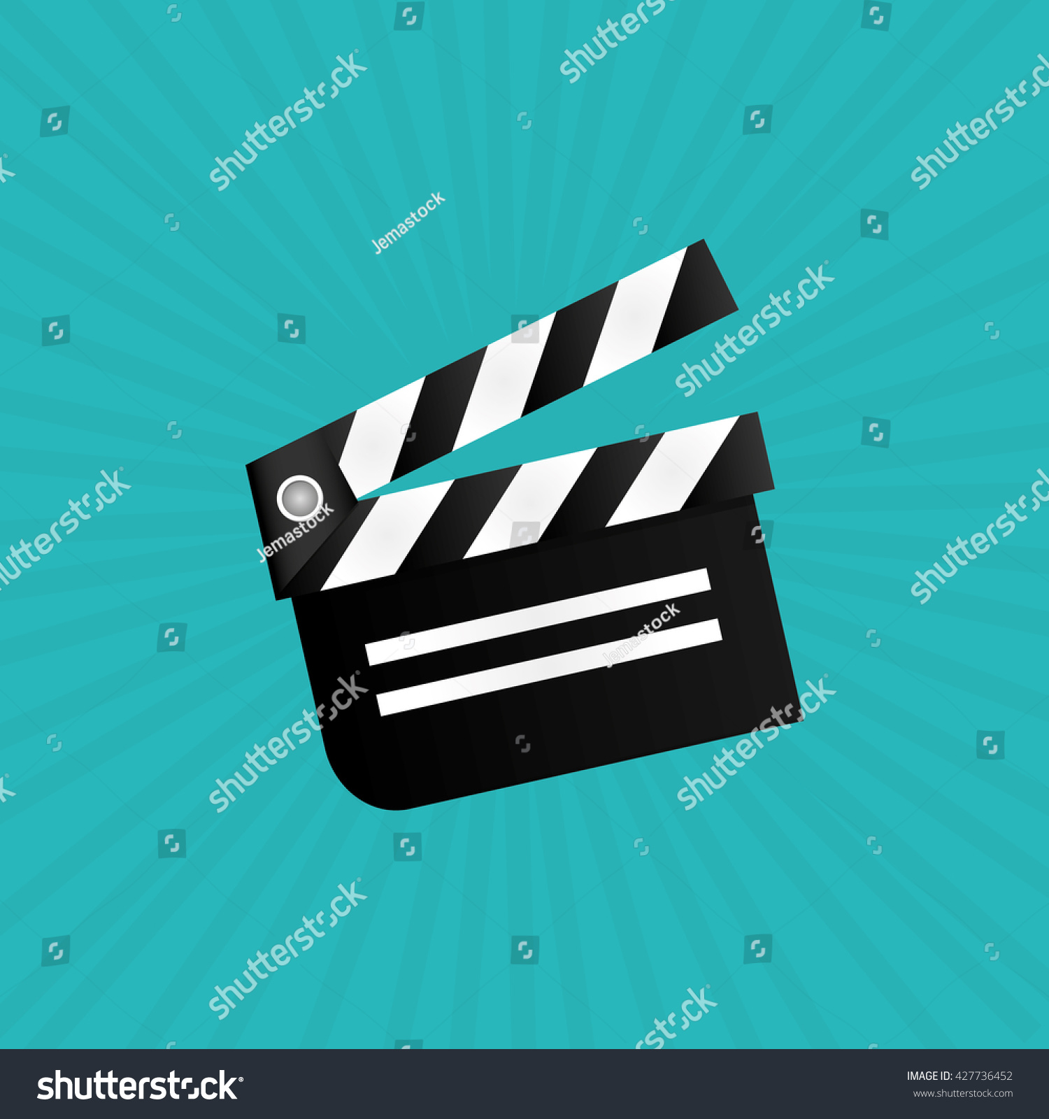 Cinema Graphic Design Vector Illustration Stock Vector (Royalty Free ...