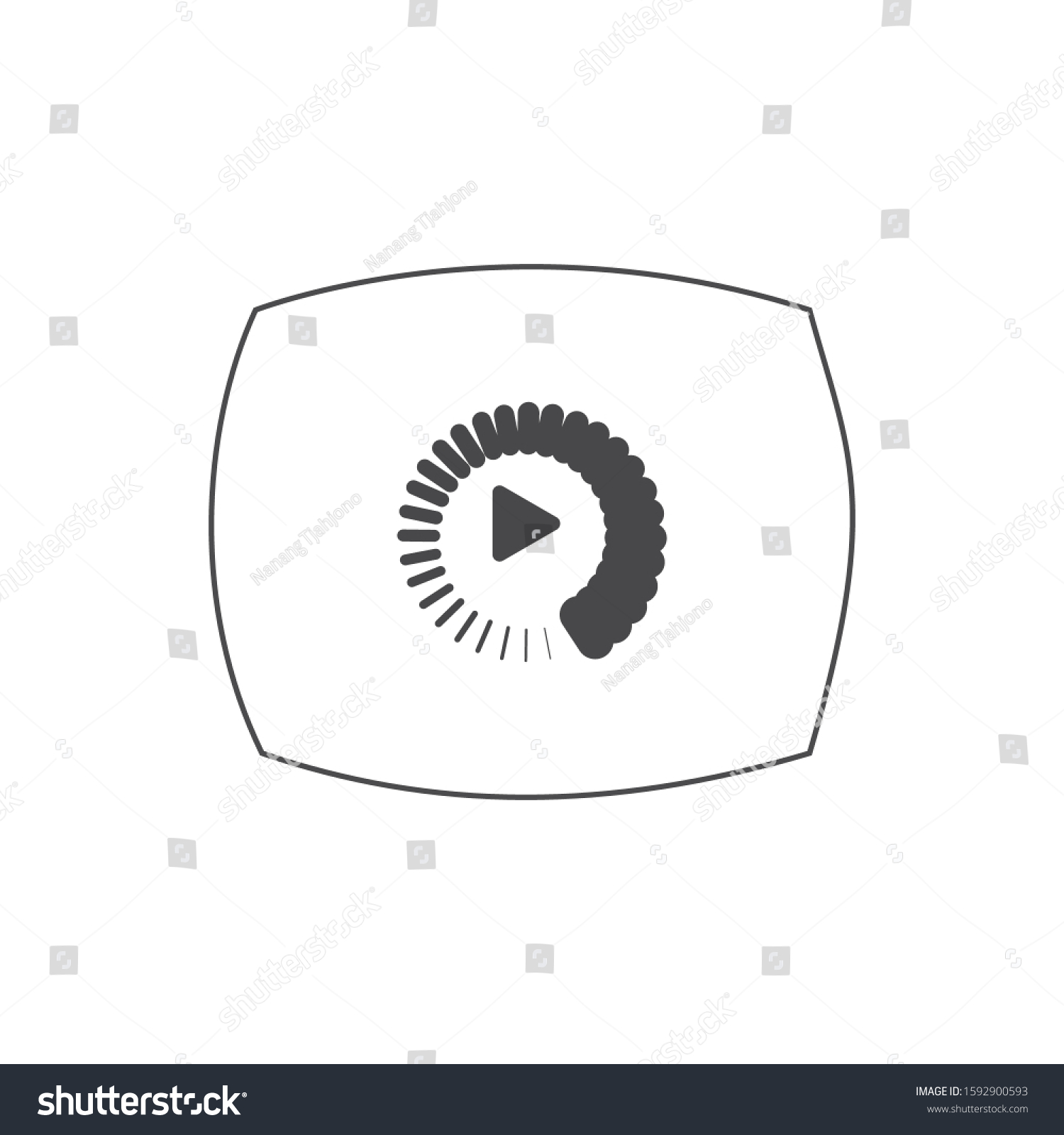 Cinematography Icon Logo Design Template Stock Vector (Royalty Free ...