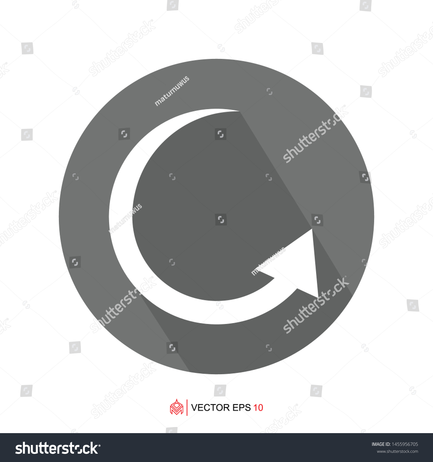 Circle Arrow Template Arrow Circle Design Stock Vector (Royalty Free ...