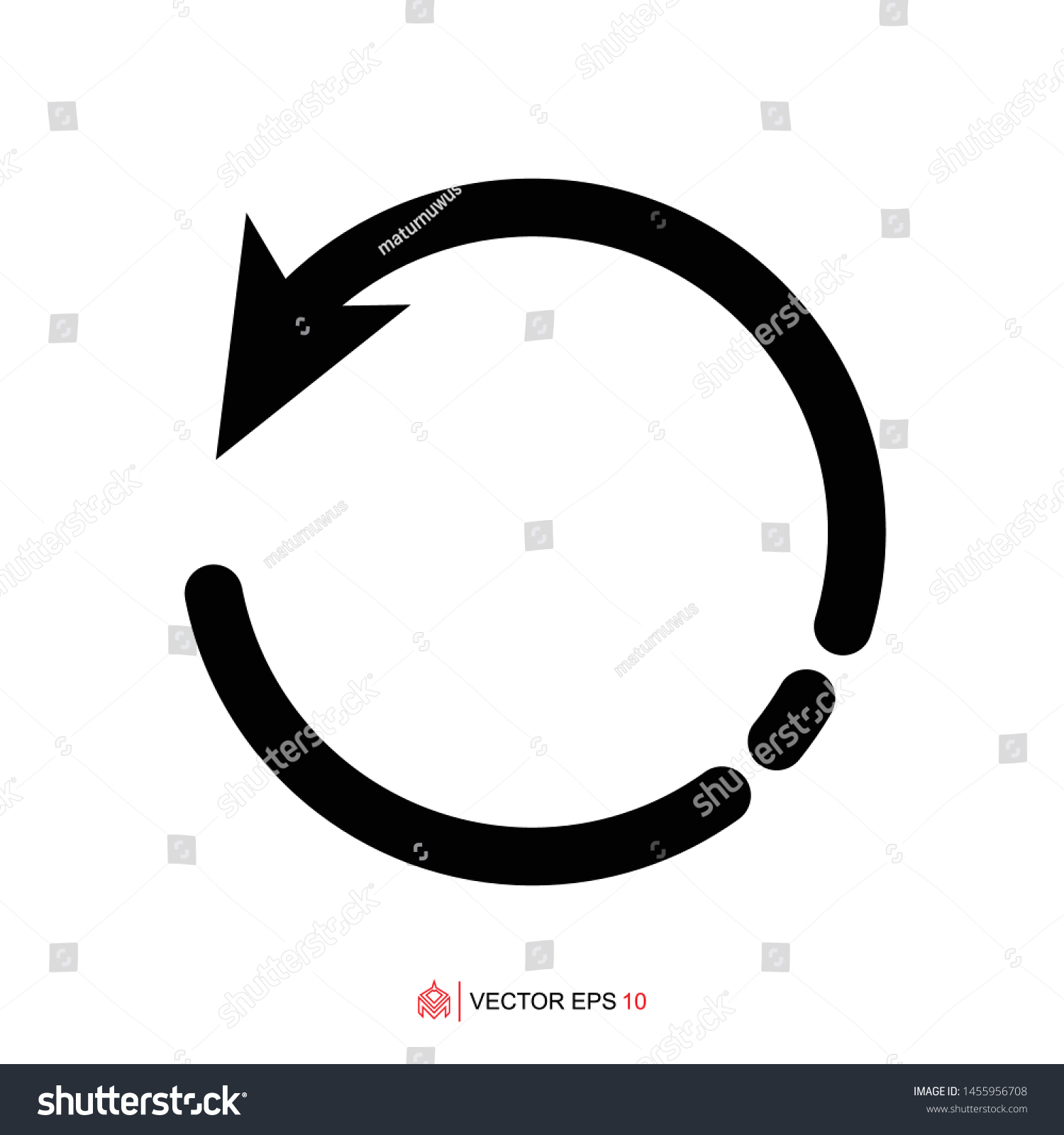 Circle Arrow Template Arrow Circle Design Stock Vector (Royalty Free ...