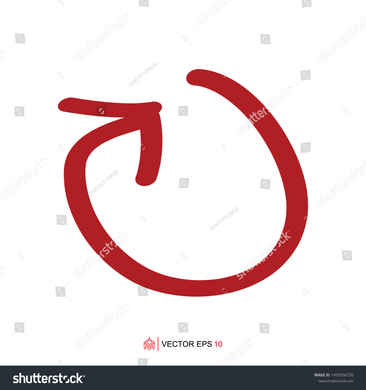 Circle Arrow Template Arrow Circle Design Stock Vector (Royalty Free ...
