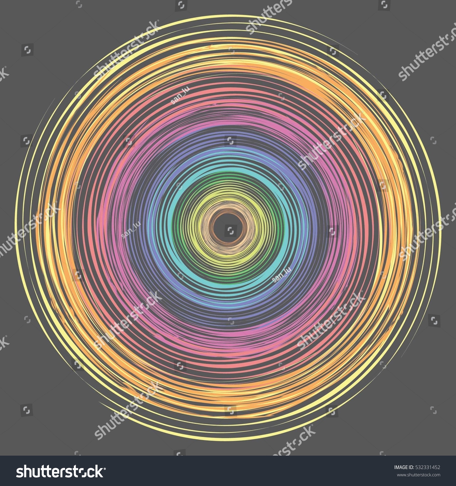 Circle Artistic Abstract Background Stock Vector 532331452 - Shutterstock