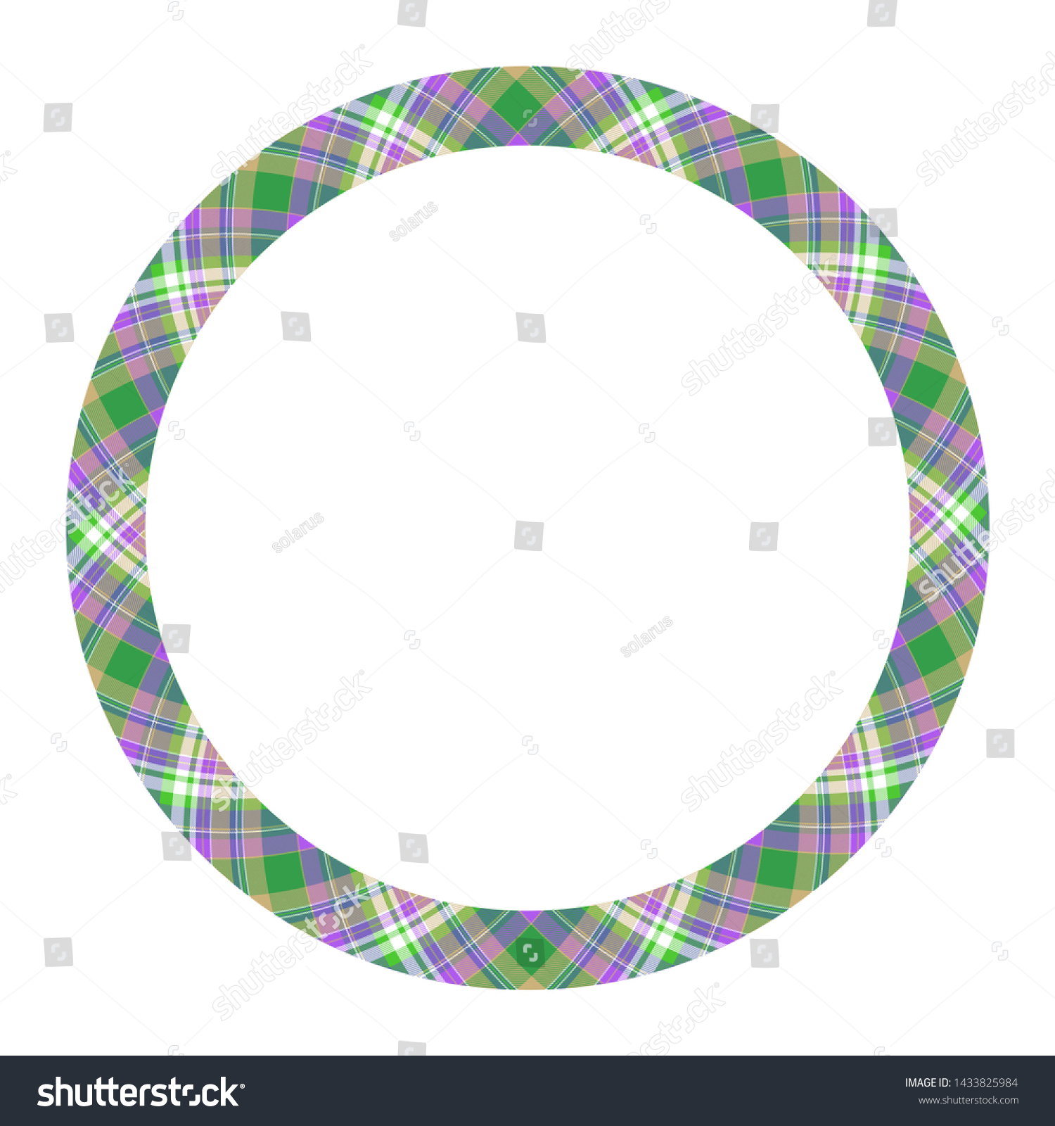 Circle Borders Frames Vector Round Border Stock Vector (Royalty Free ...