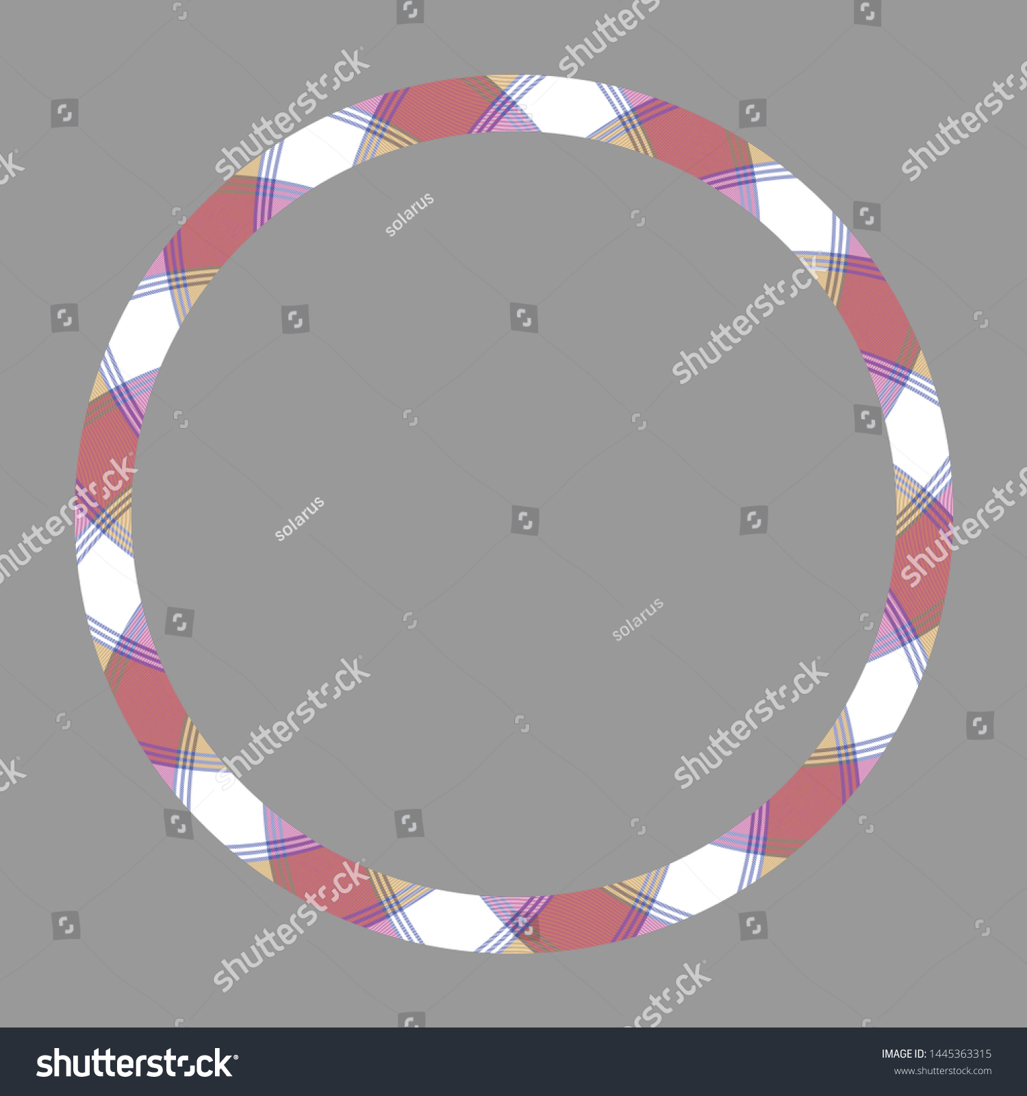Circle Borders Frames Vector Round Border: vector de stock (libre de ...