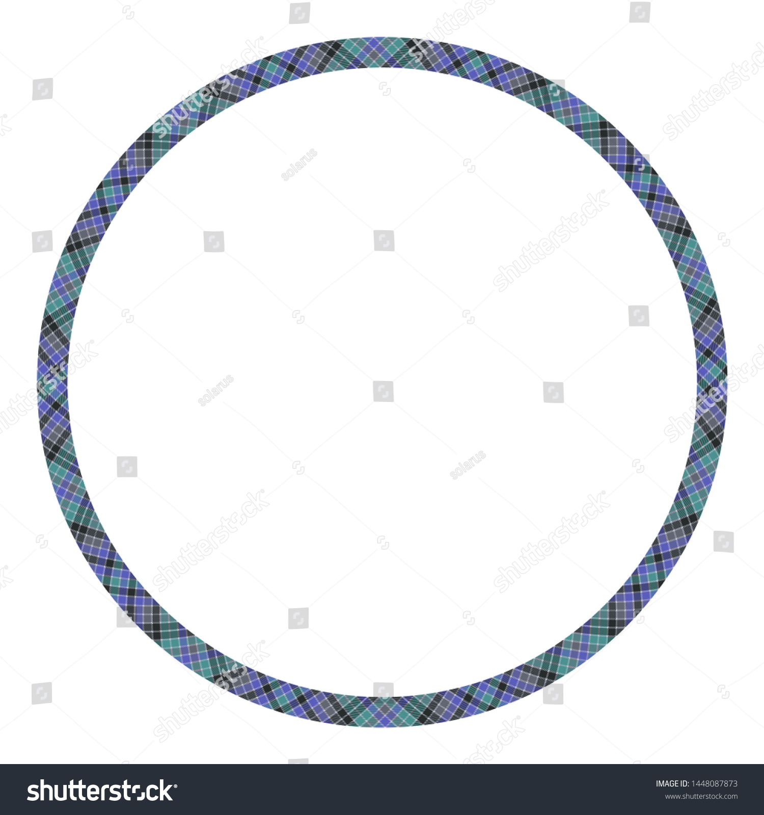 Circle Borders Frames Vector Round Border Stock Vector (Royalty Free ...