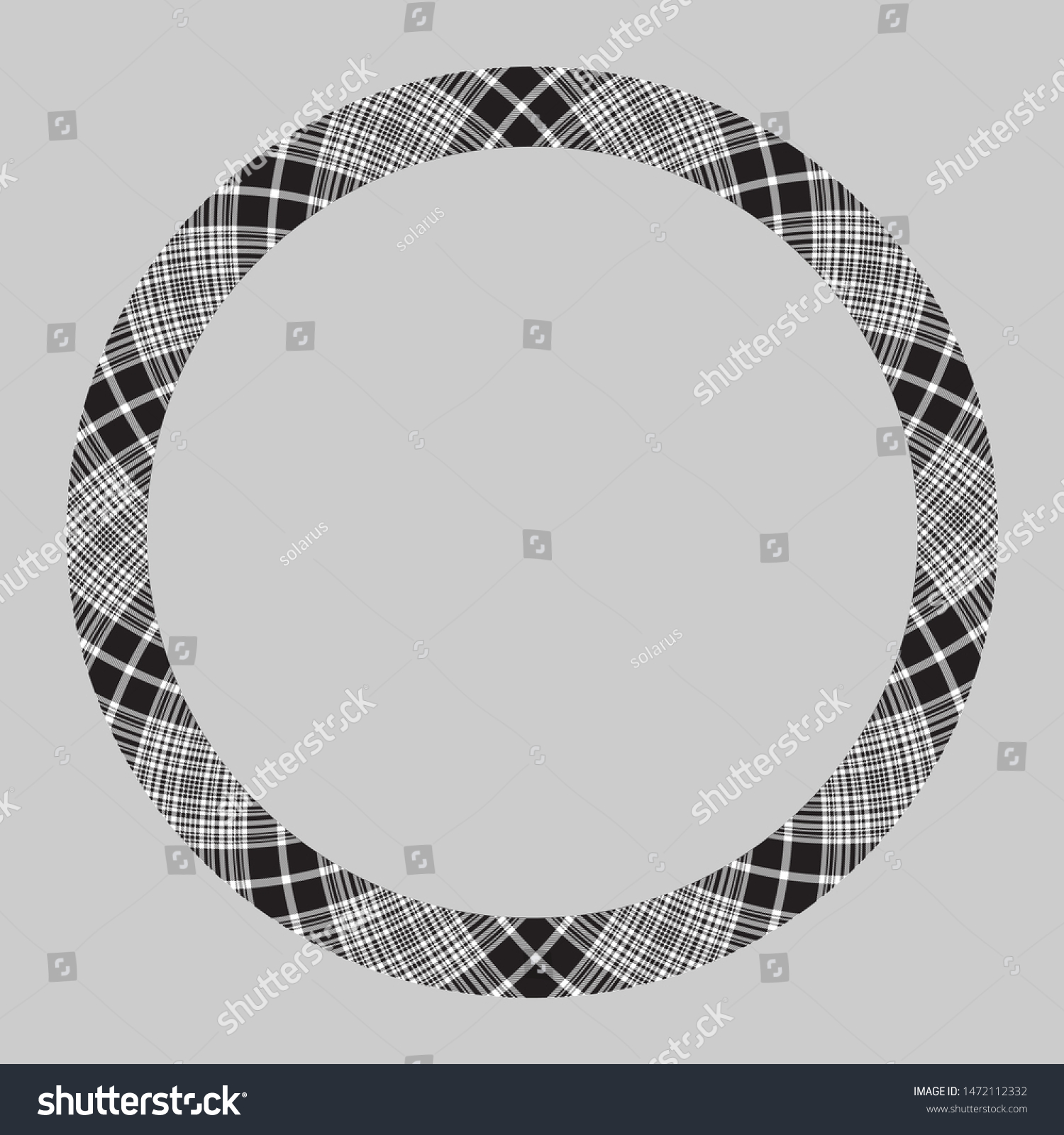 Circle Borders Frames Vector Round Border Stock Vector (Royalty Free ...