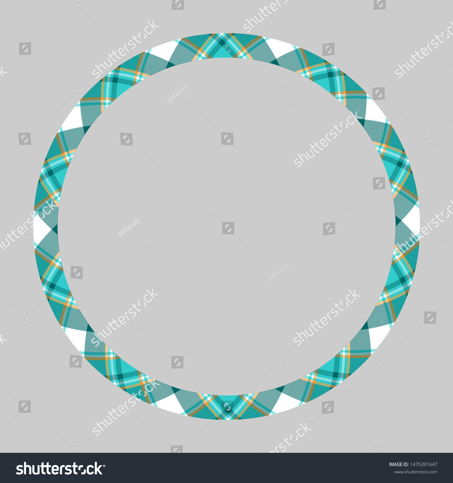 Circle Borders Frames Vector Round Border Stock Vector (Royalty Free ...