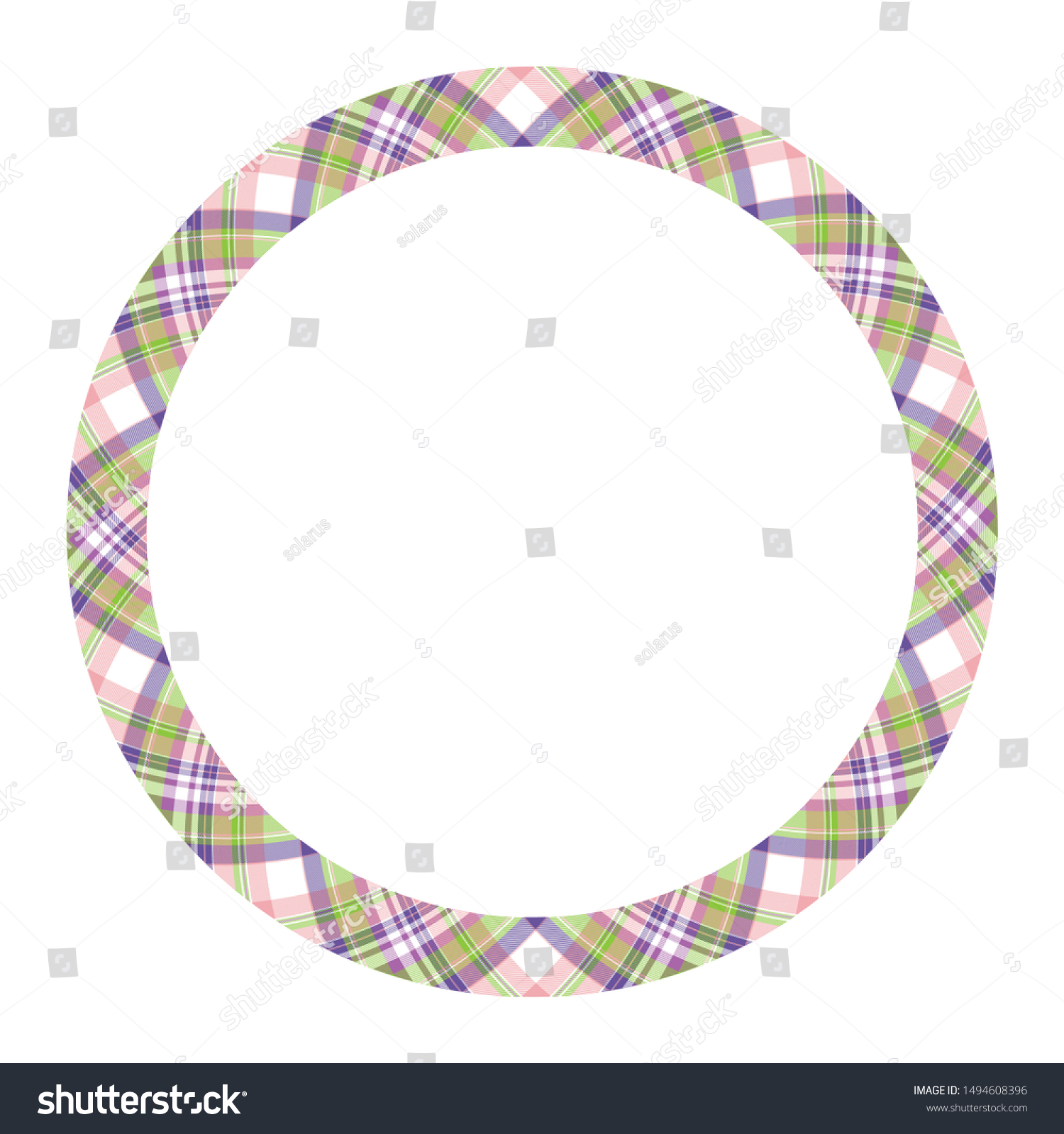 Circle Borders Frames Vector Round Border Stock Vector (Royalty Free) 1494608396