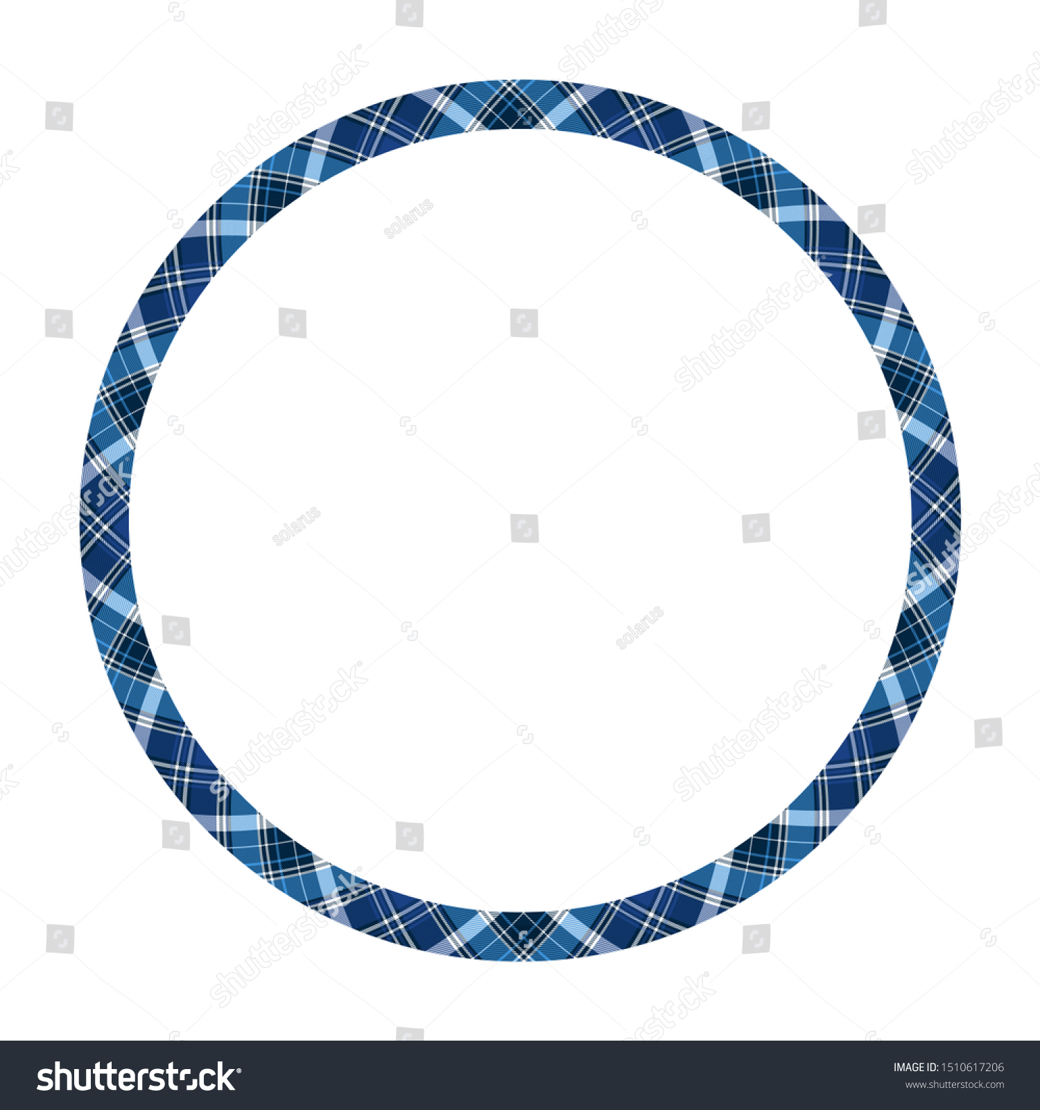 Vektor Stok Circle Borders Frames Vector Round Border (Tanpa Royalti ...