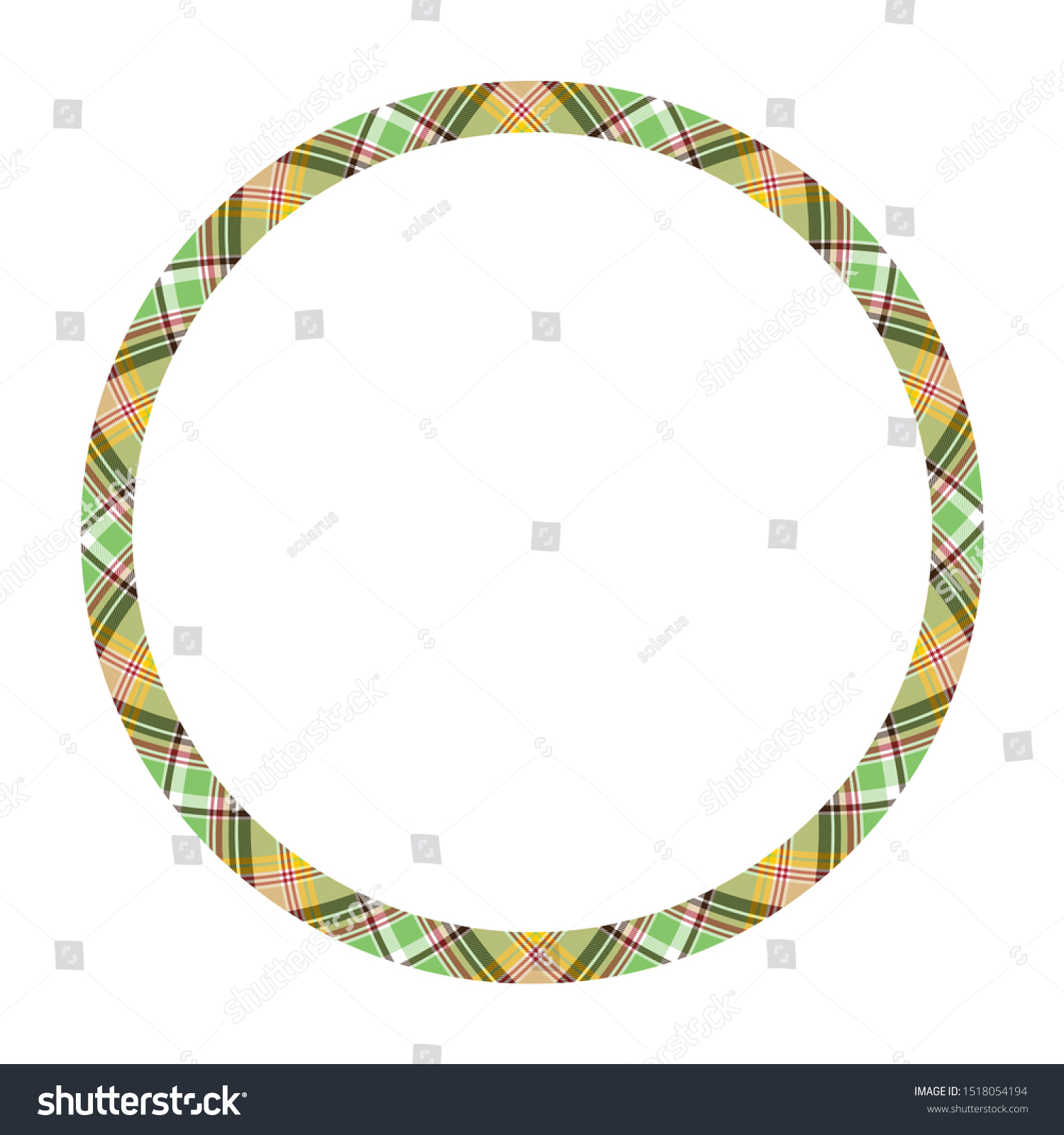 Circle Borders Frames Vector Round Border Stock Vector (Royalty Free ...