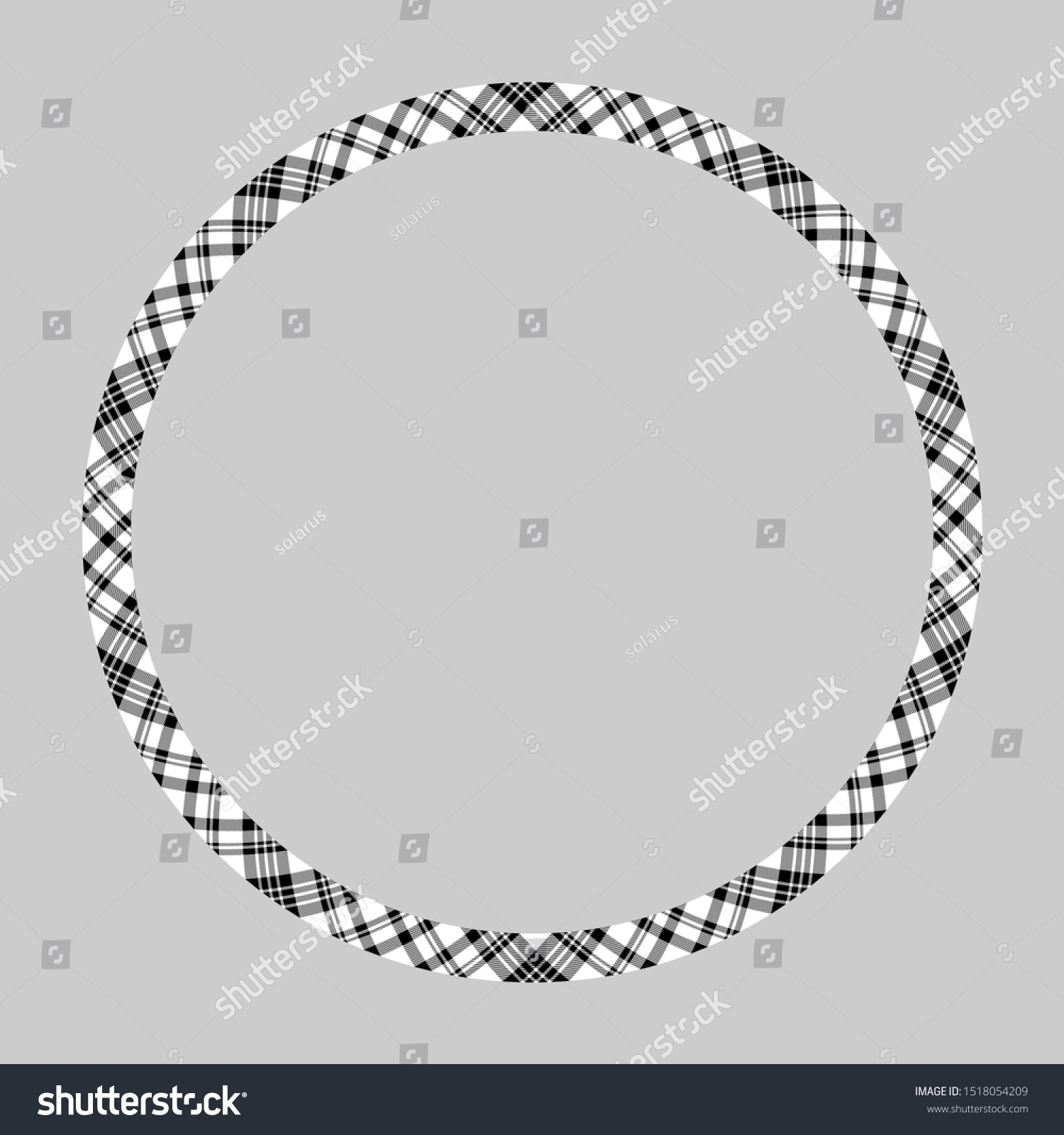 Circle Borders Frames Vector Round Border Stock Vector (Royalty Free ...
