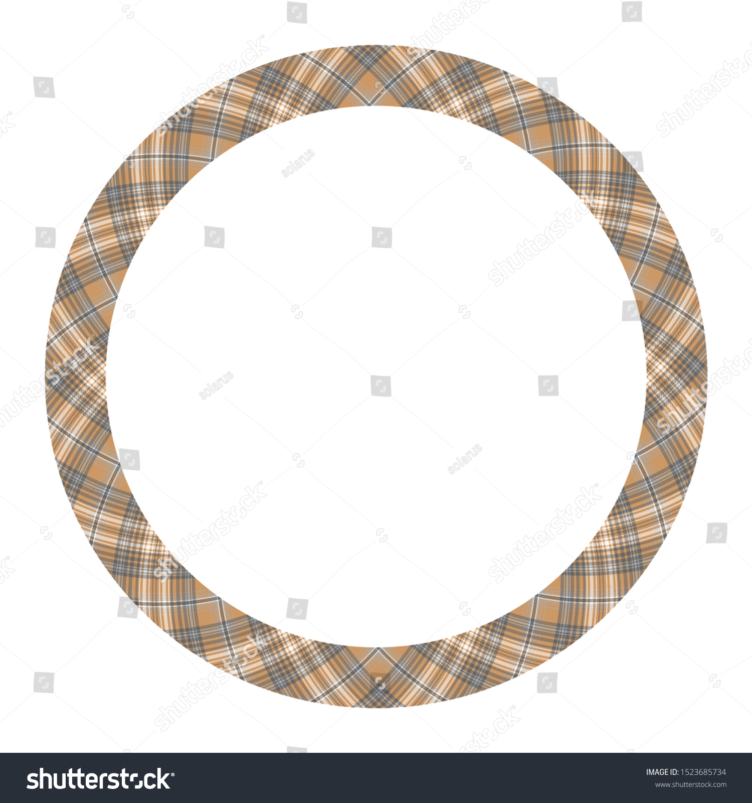 Circle Borders Frames Vector Round Border Stock Vector (Royalty Free ...