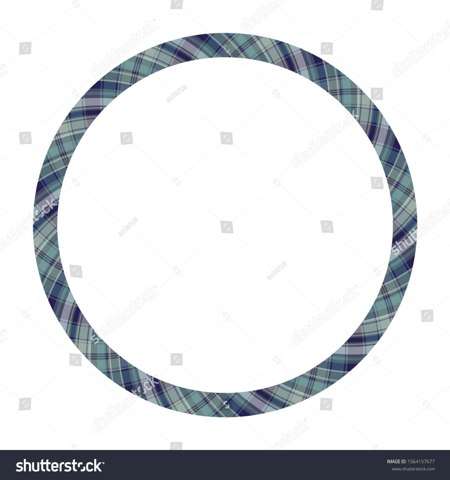 Circle Borders Frames Vector Round Border: vector de stock (libre de ...