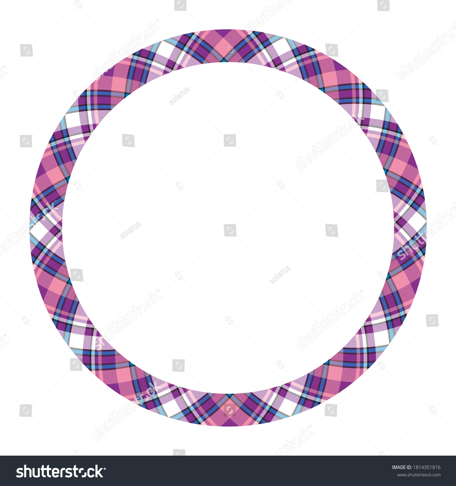 Circle Borders Frames Vector Round Border Stock Vector (Royalty Free ...