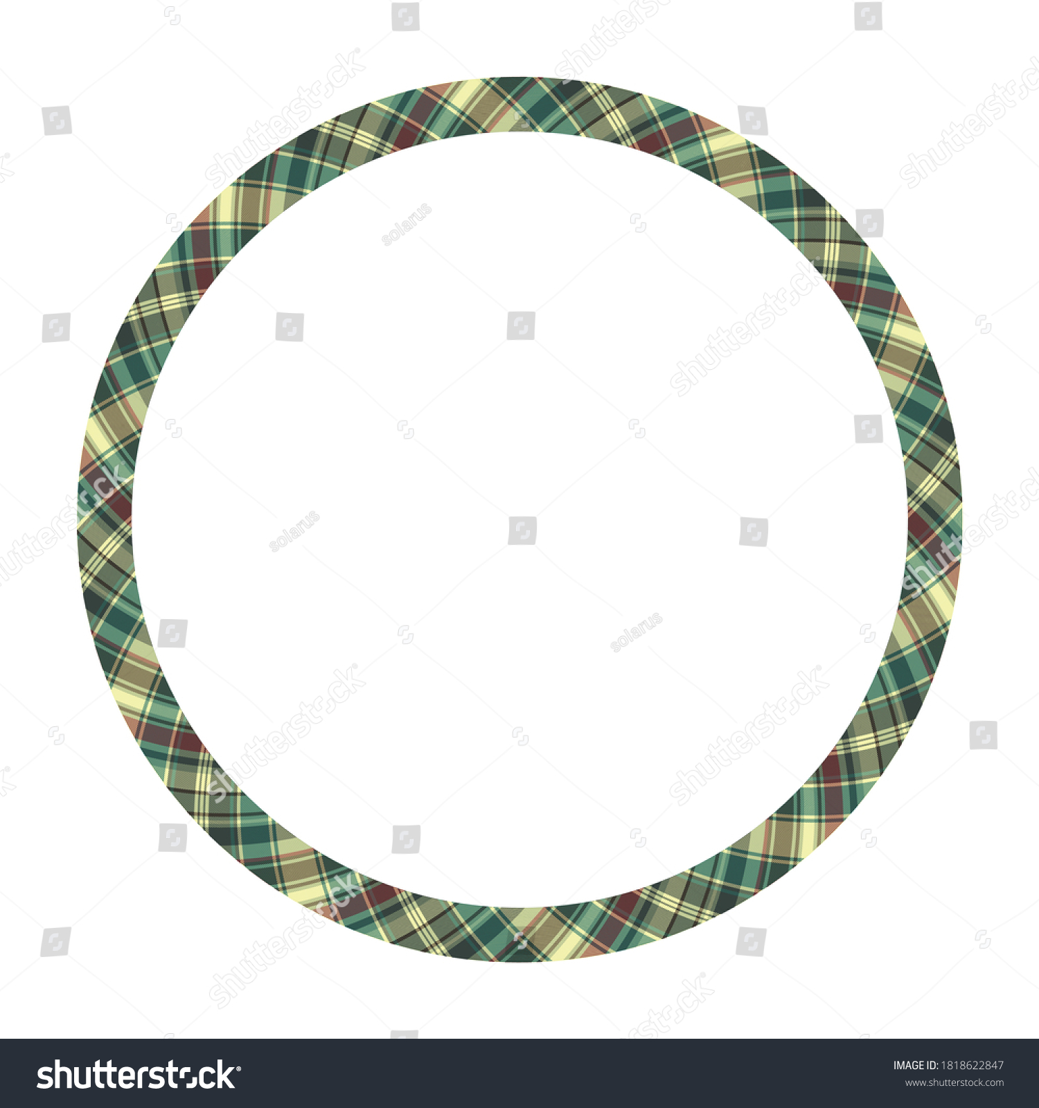 Circle Borders Frames Vector Round Border Stock Vector (Royalty Free ...
