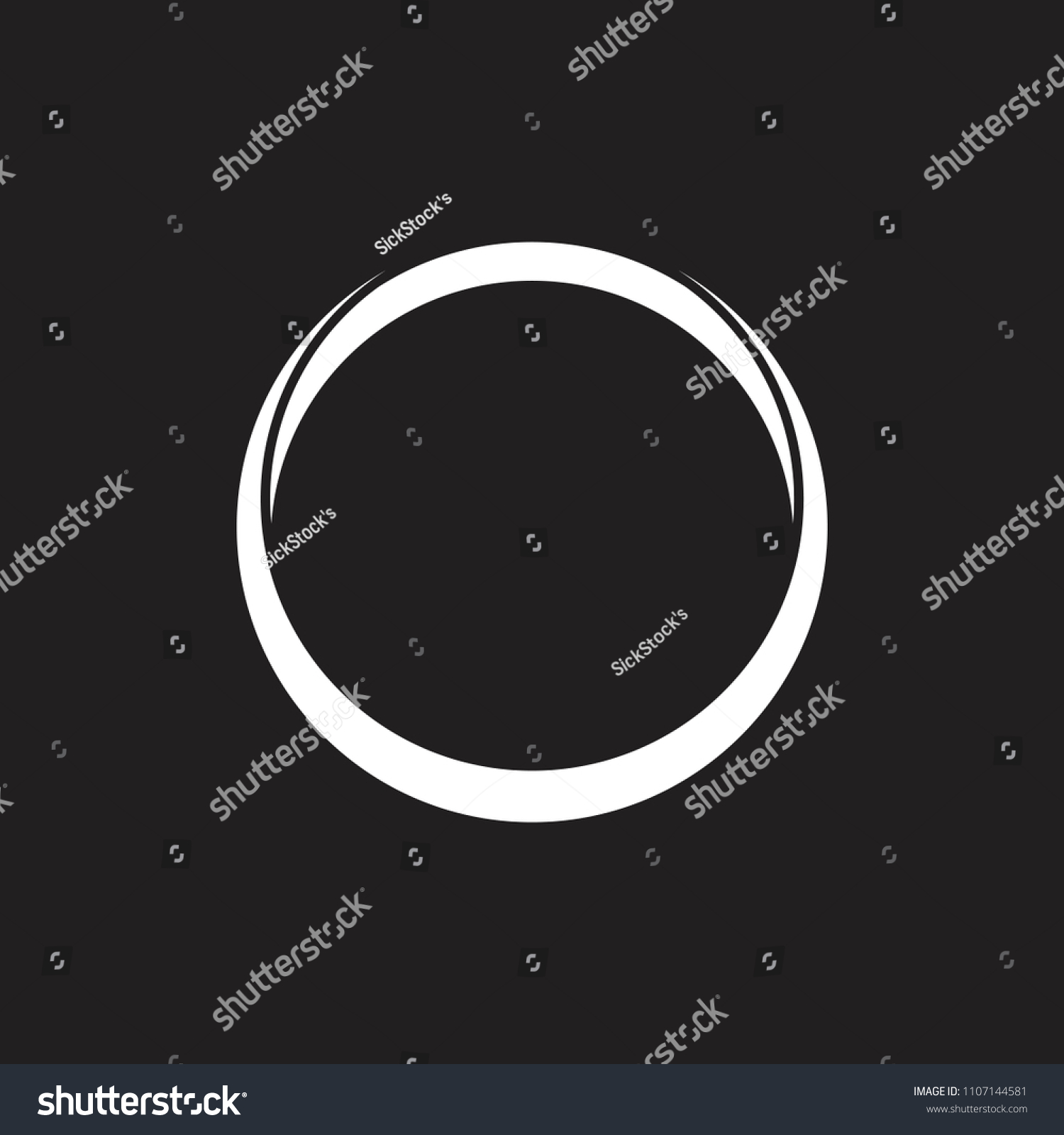 Circle Curves Simple Design Logo Vector Stock Vector (Royalty Free ...