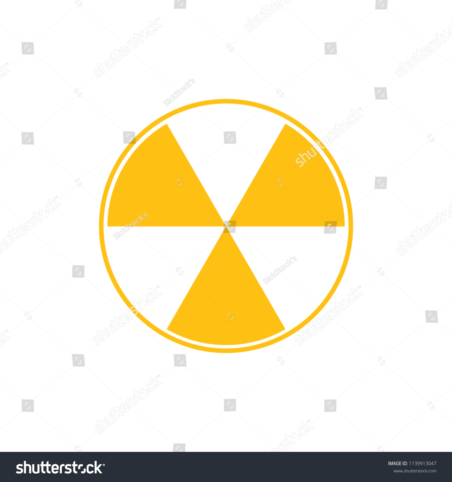 Circle Danger Symbol Vector Stock Vector (Royalty Free) 1139913047 ...