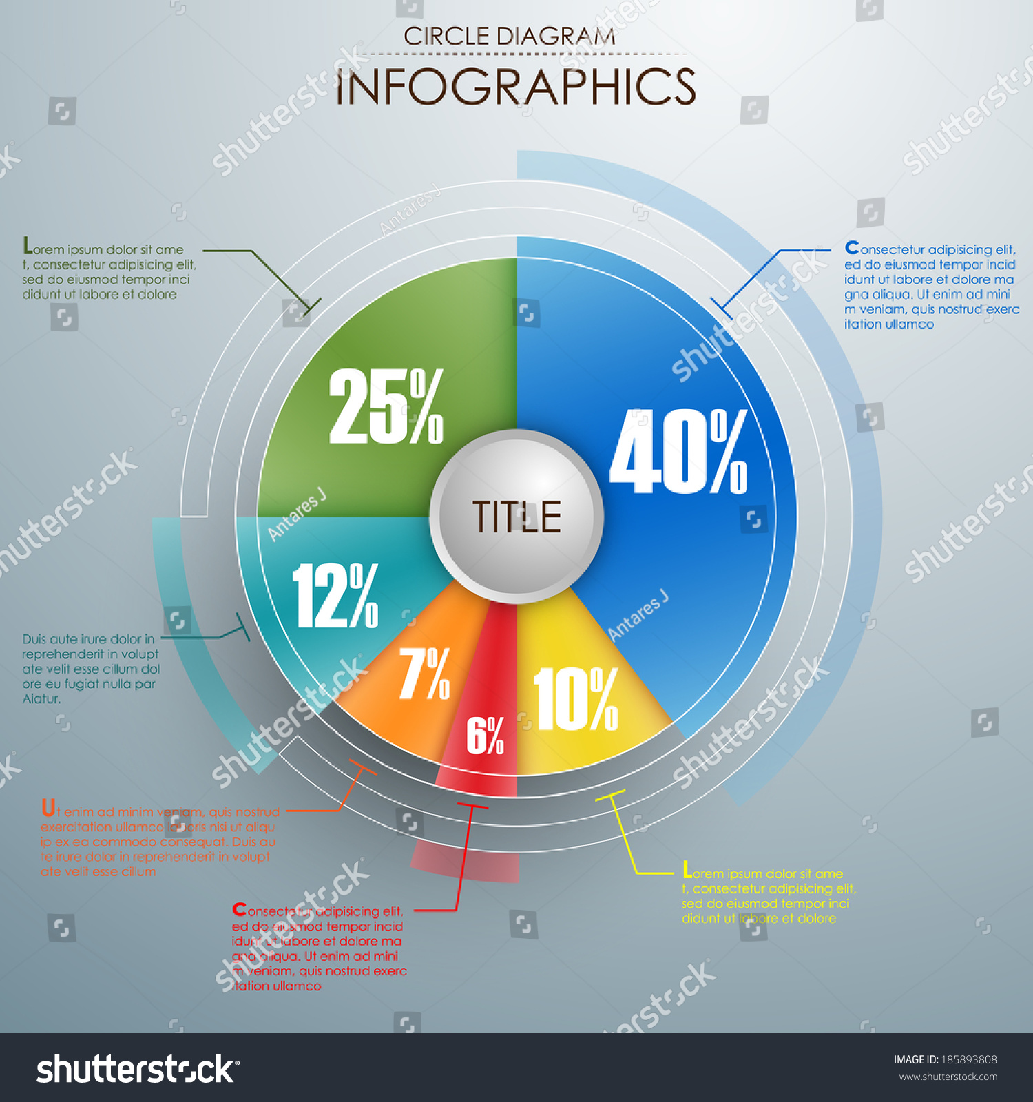 Circle Diagram Different Percentage EPS 10 Stock Vector (Royalty Free ... Circle Diagram Different Percentage EPS 10 Stock Vector (Royalty Free ...