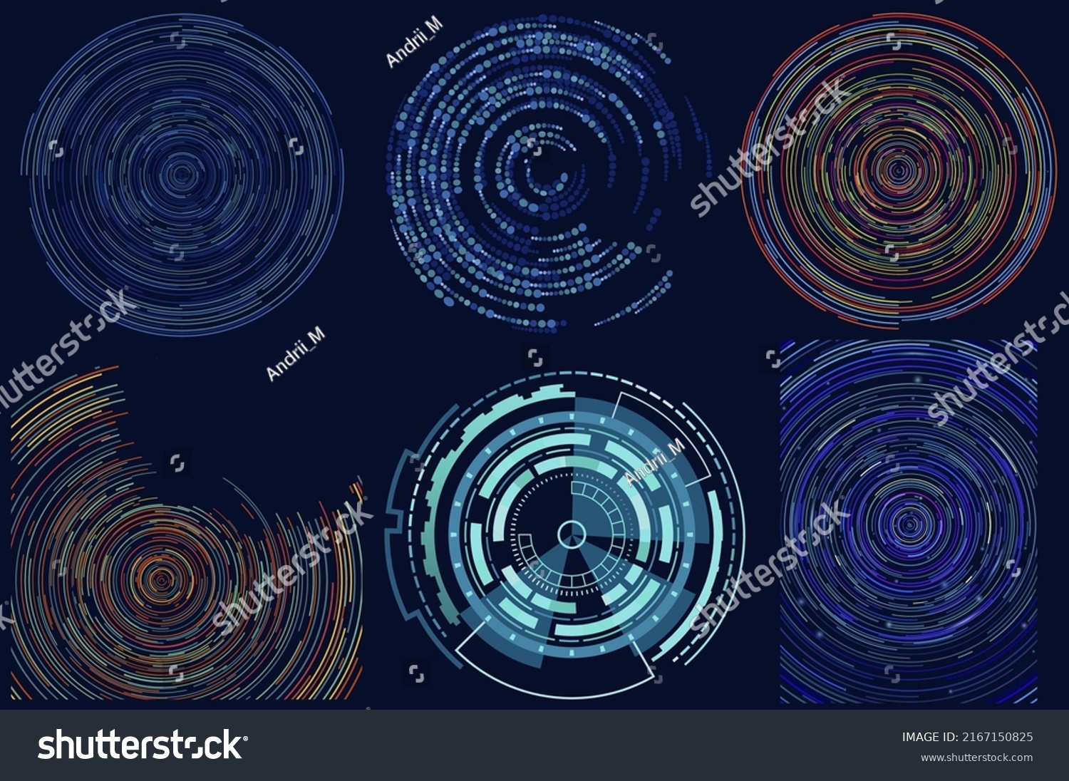 Circle Future Design Digital Concept Banner Stock Vector (Royalty Free ...